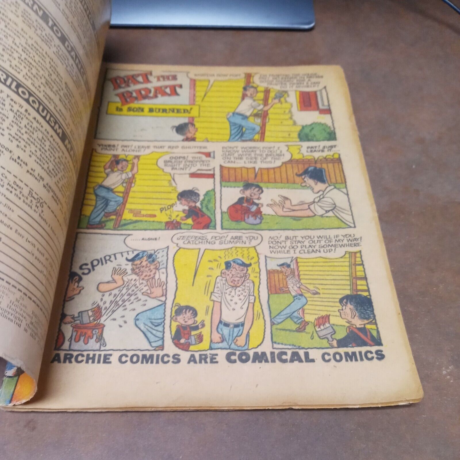 Pat The Brat #20 May 1957 Silver Age Archie/Radio Comics Kids Cartoon ...