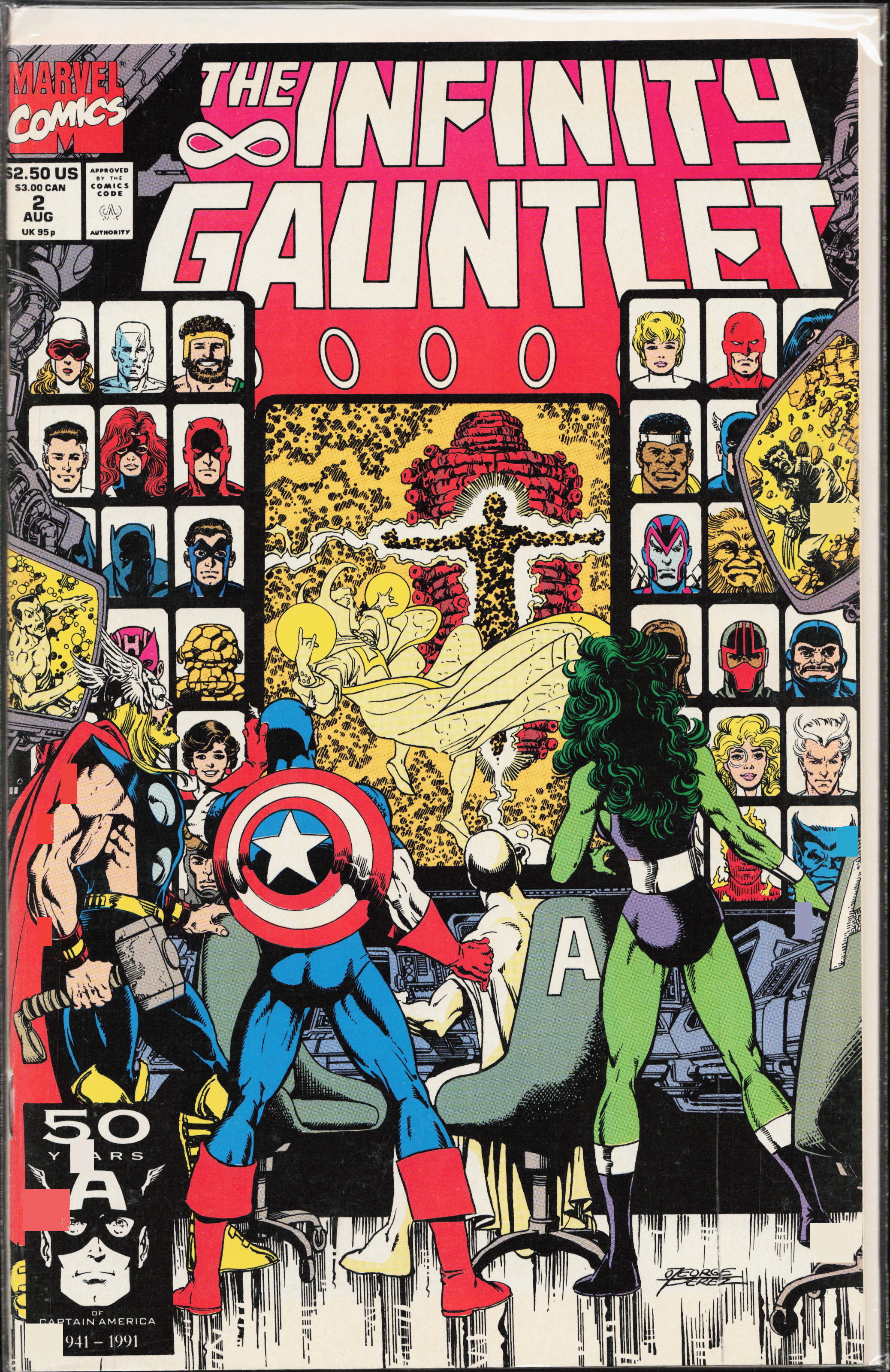 The Infinity Gauntlet #2 (1991) [Key Issue] | Comic Books - Copper Age, Marvel, Superhero / HipComic