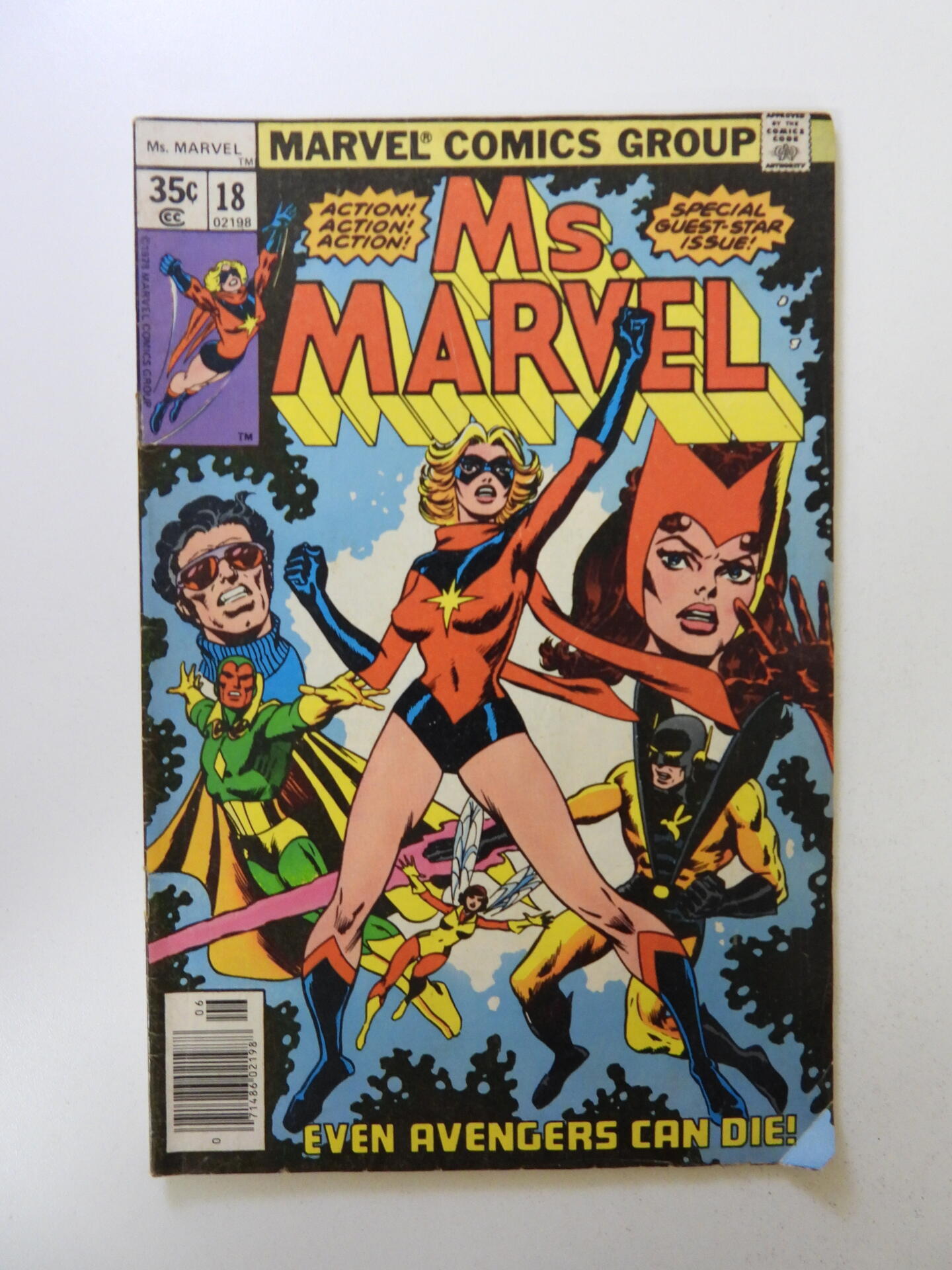 Ms. Marvel #18 1st full appearance of Mystique VG+ condition | Comic ...