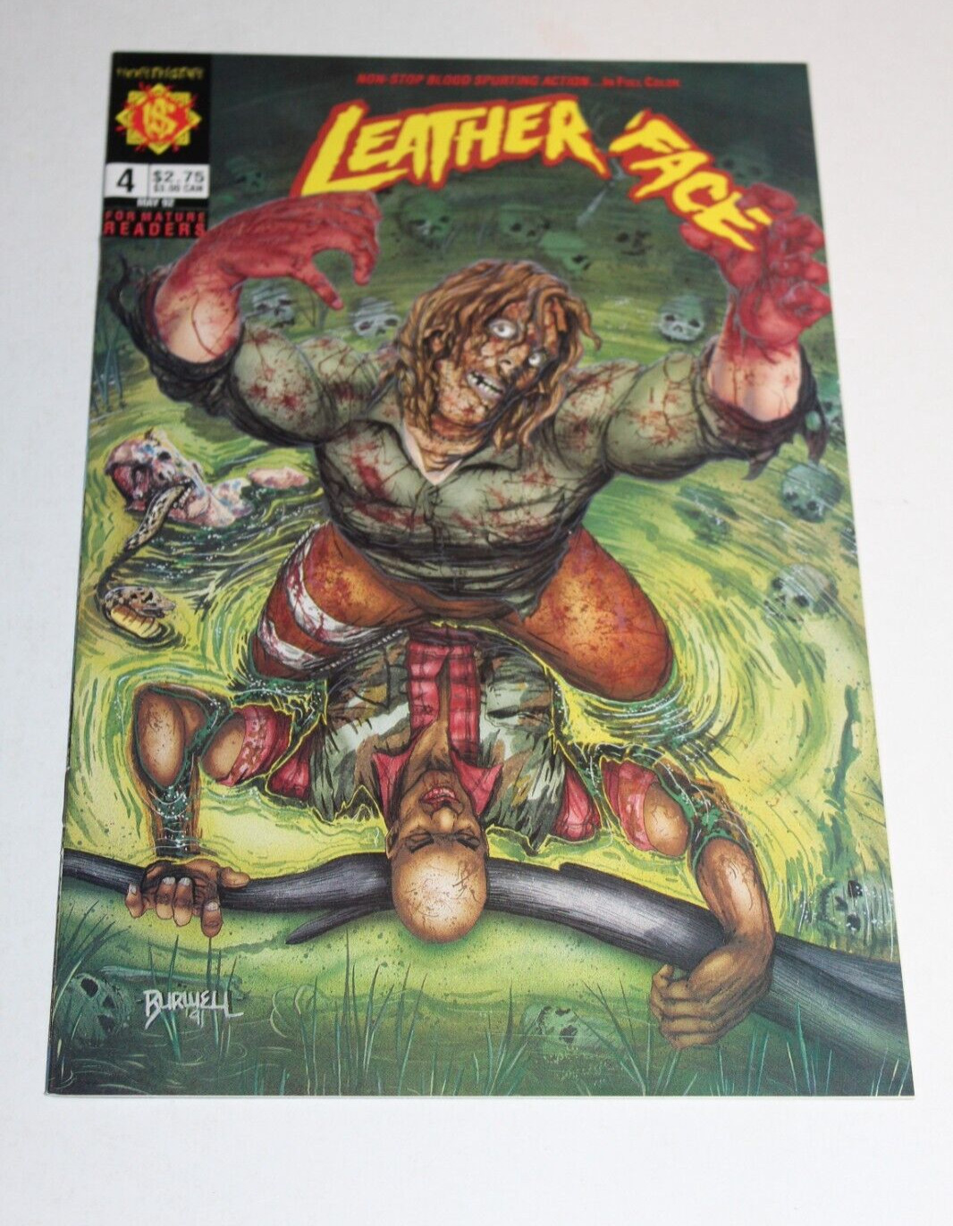 Leatherface 4 Comic Book 1991 NM BOARDED Texas Chainsaw Massacre Movie ...