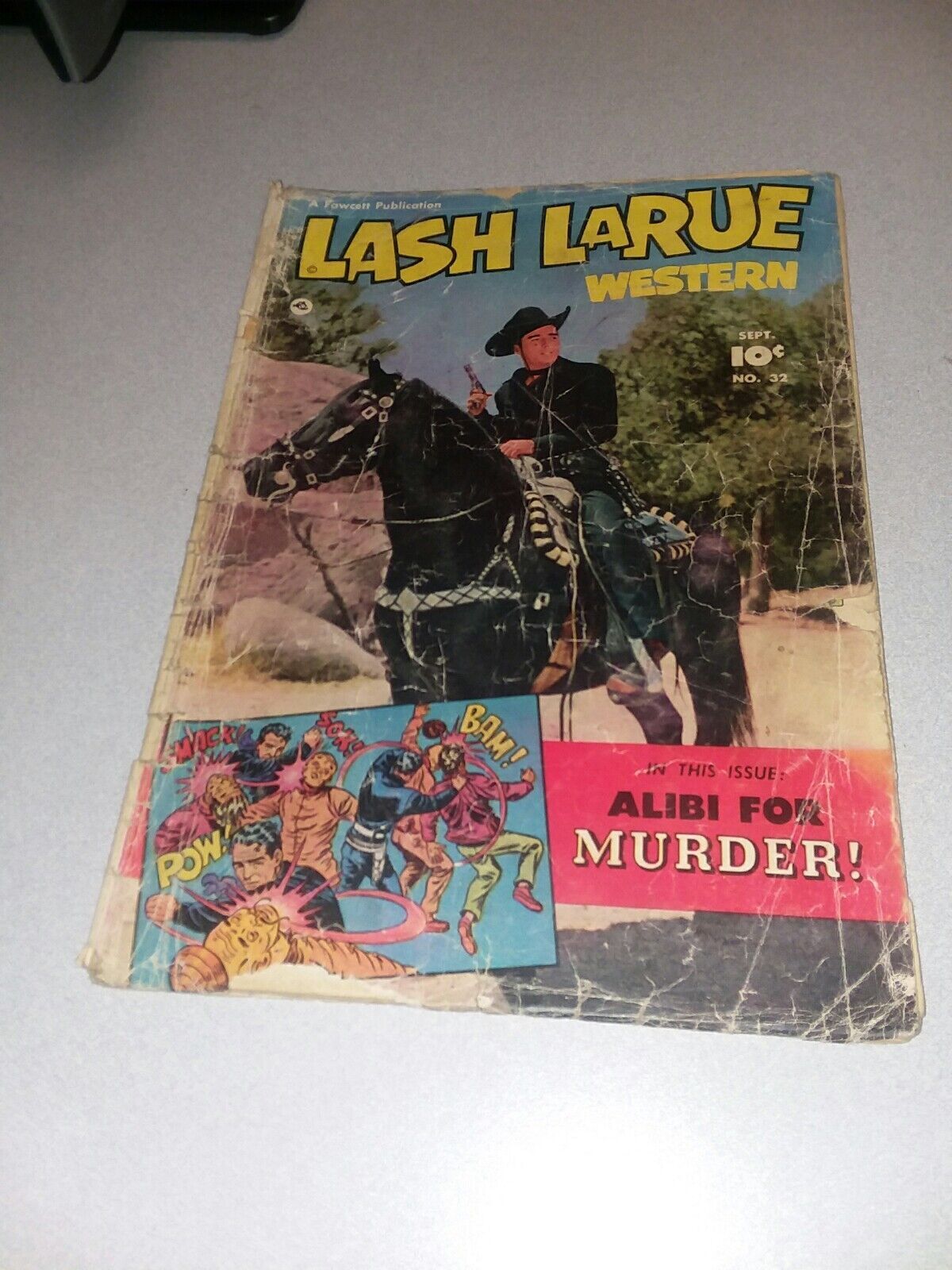 Lash Larue Western #32 (Fawcett/Charlton) 1952 Golden age precode movie ...