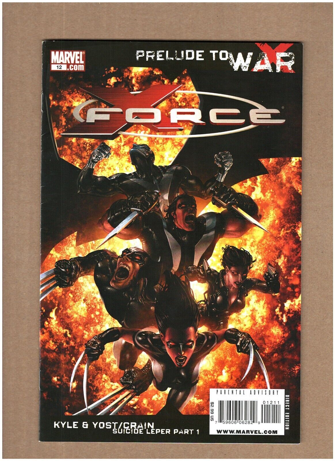 X-Force #12 Marvel Comics 2009 Clayton Crain Archangel Wolverine FN/VF ...
