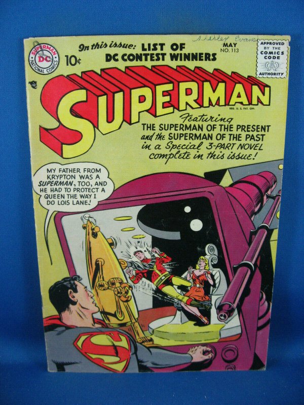 SUPERMAN 113 F+ 1957 | Comic Books - Silver Age, DC Comics, Superman ...