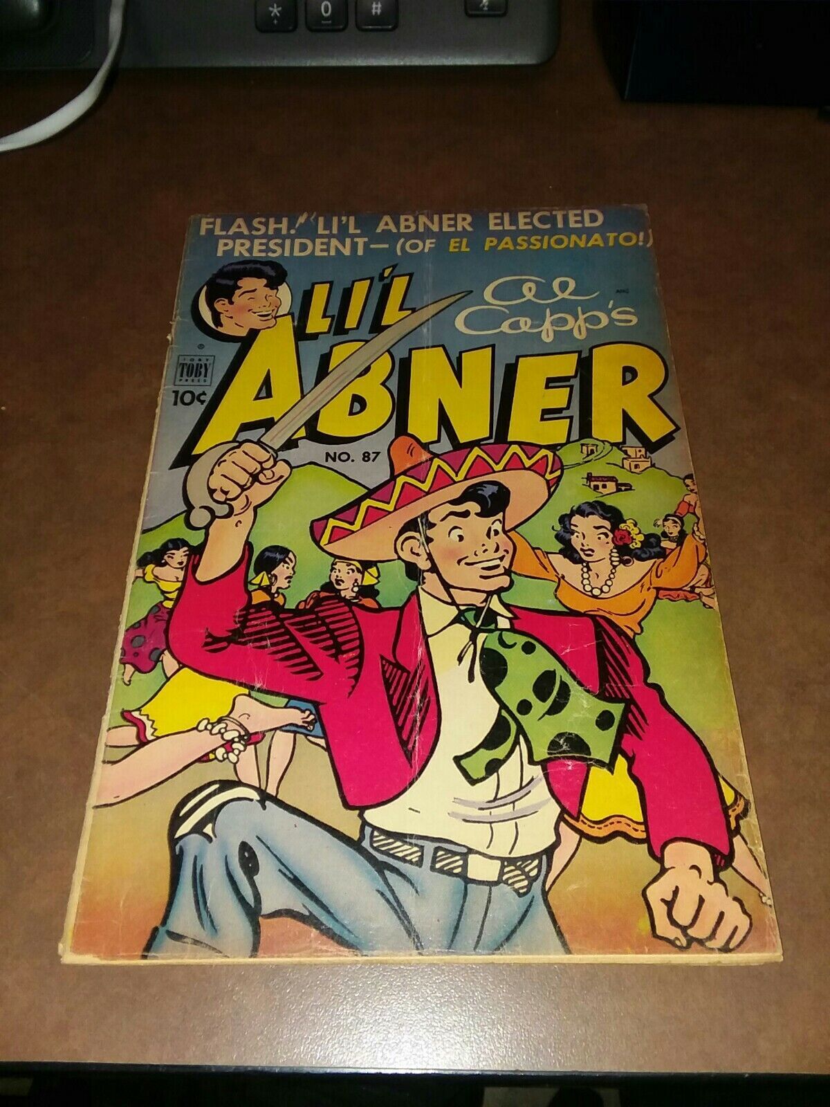 LI'L ABNER #87 golden age 1952 AL CAPP comic strip art TOBY PRESS ...