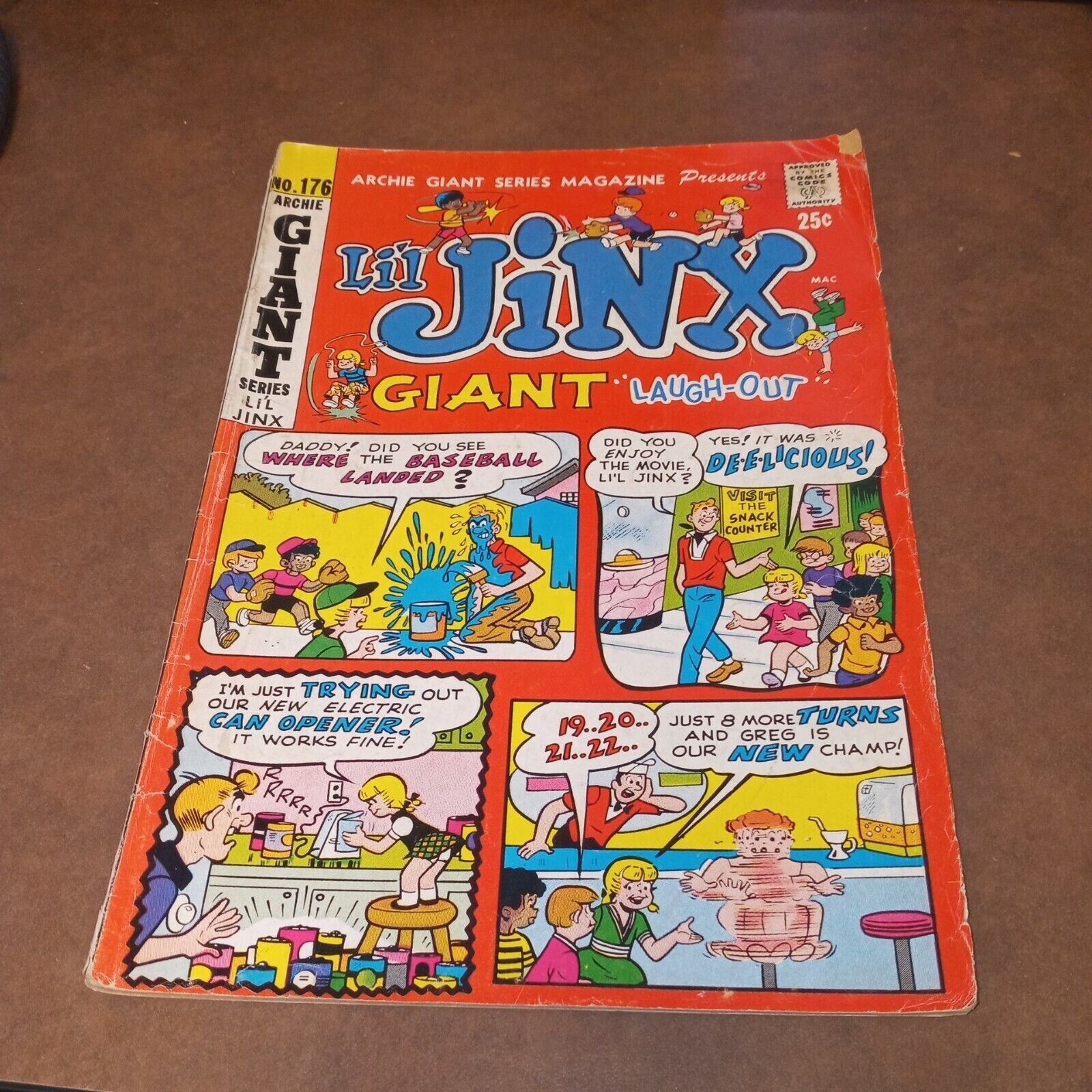 Archie Giant Series #176 ARCHIE 1970 Li'l Jinx bronze age mlj comics ...