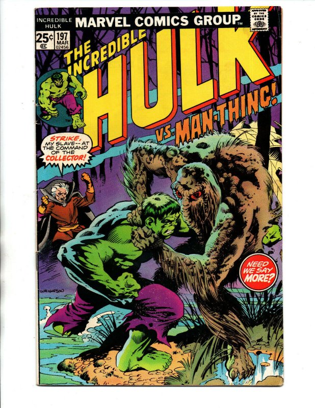 Man Thing Vs Hulk