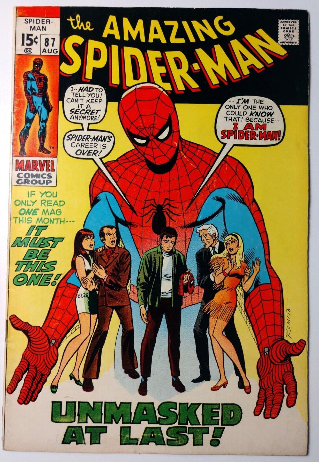 Amazing Spider-Man #87 (1970) Stan Lee & John Romita | Comic Books ...
