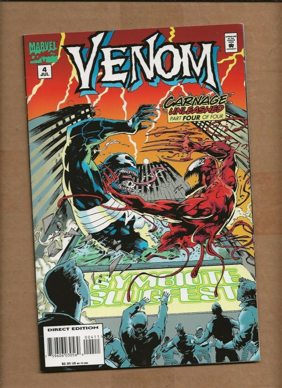 Venom Carnage Unleashed #1 2 3 4 Mini Series SET 1st Printings Marvel ...