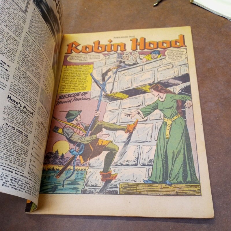 Vintage 1956 Quality Comic Robin Hood Tales April #2 Matt Baker ART ...