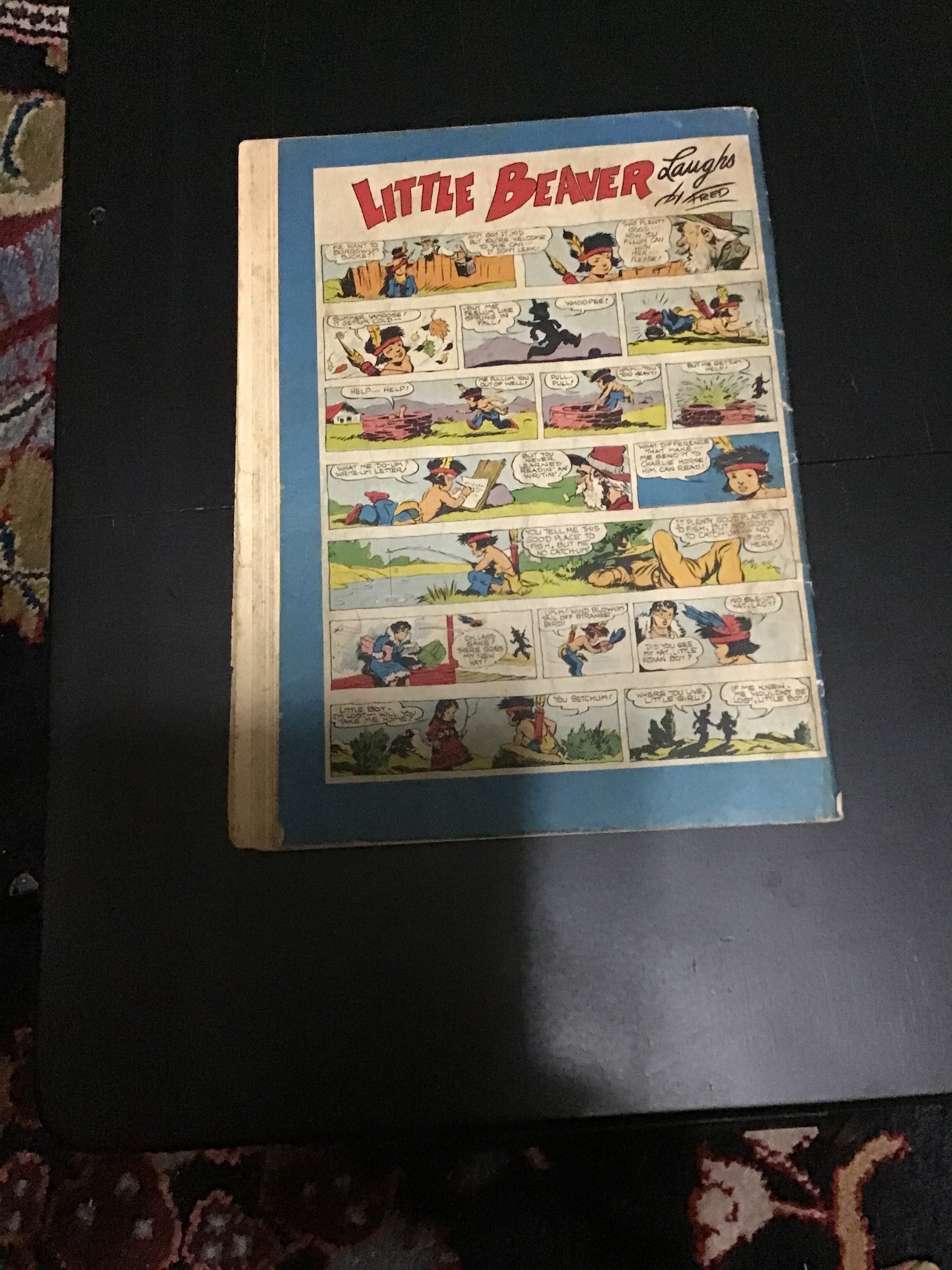 Red Ryder Comics #37 (1946) Fred Harmon Art! Little Beaver cover! VG+ ...