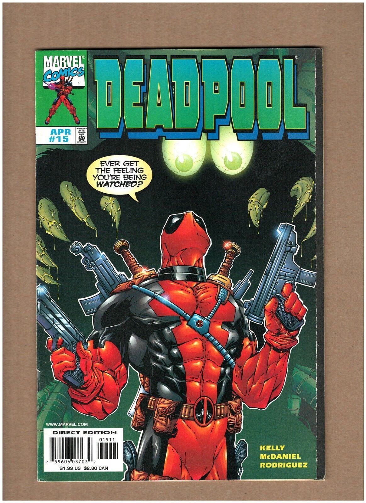 Deadpool #15 Marvel Comics 1998 Joe Kelly VF 8.0 Musty Smell | Comic ...