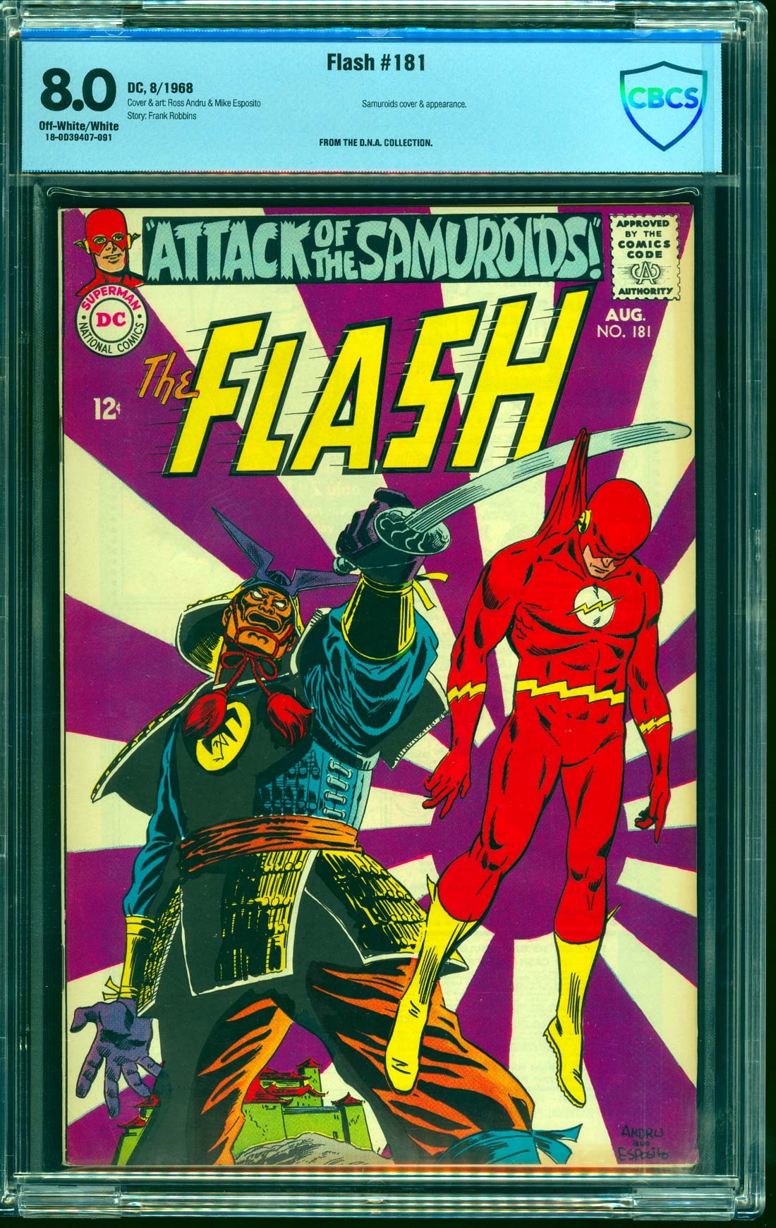 Flash #181 CBCS VF 8.0 Off White to White DC Comics | Comic Books ...
