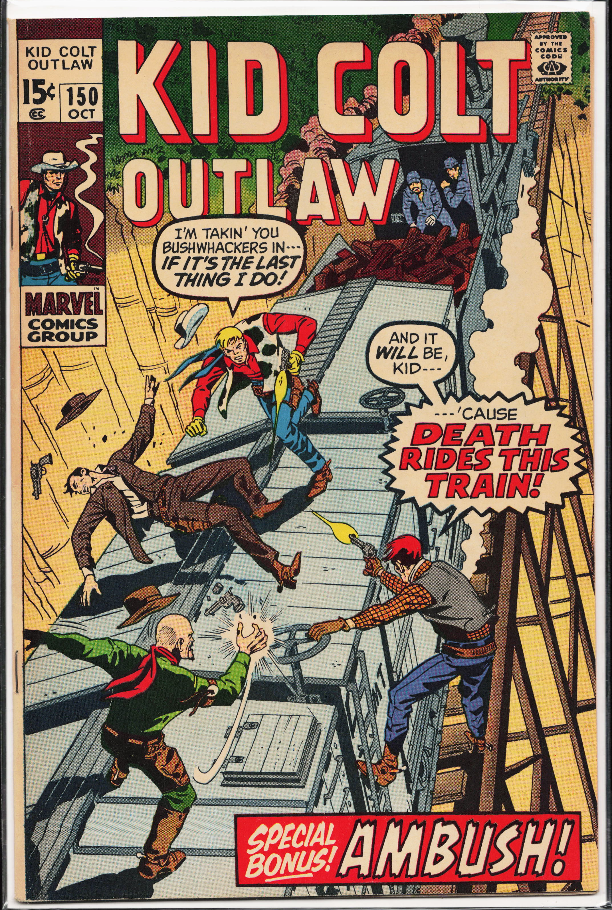 Kid Colt Outlaw #150 (1970) Kid Colt | Comic Books - Bronze Age, Marvel ...