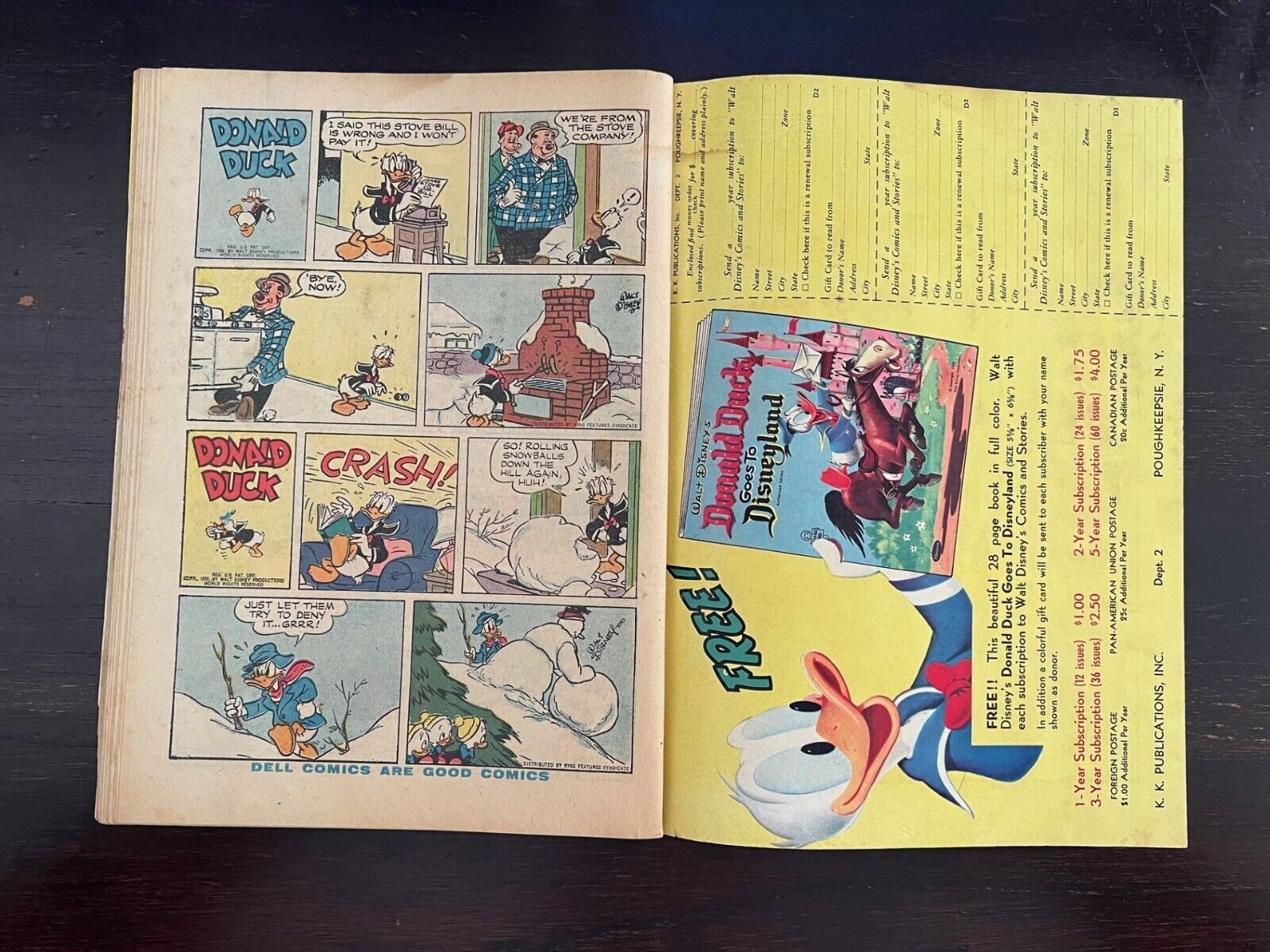 Walt Disney's Comics and Stories # 221 Dell 1959 VG- 3.5 | Comic Books ...
