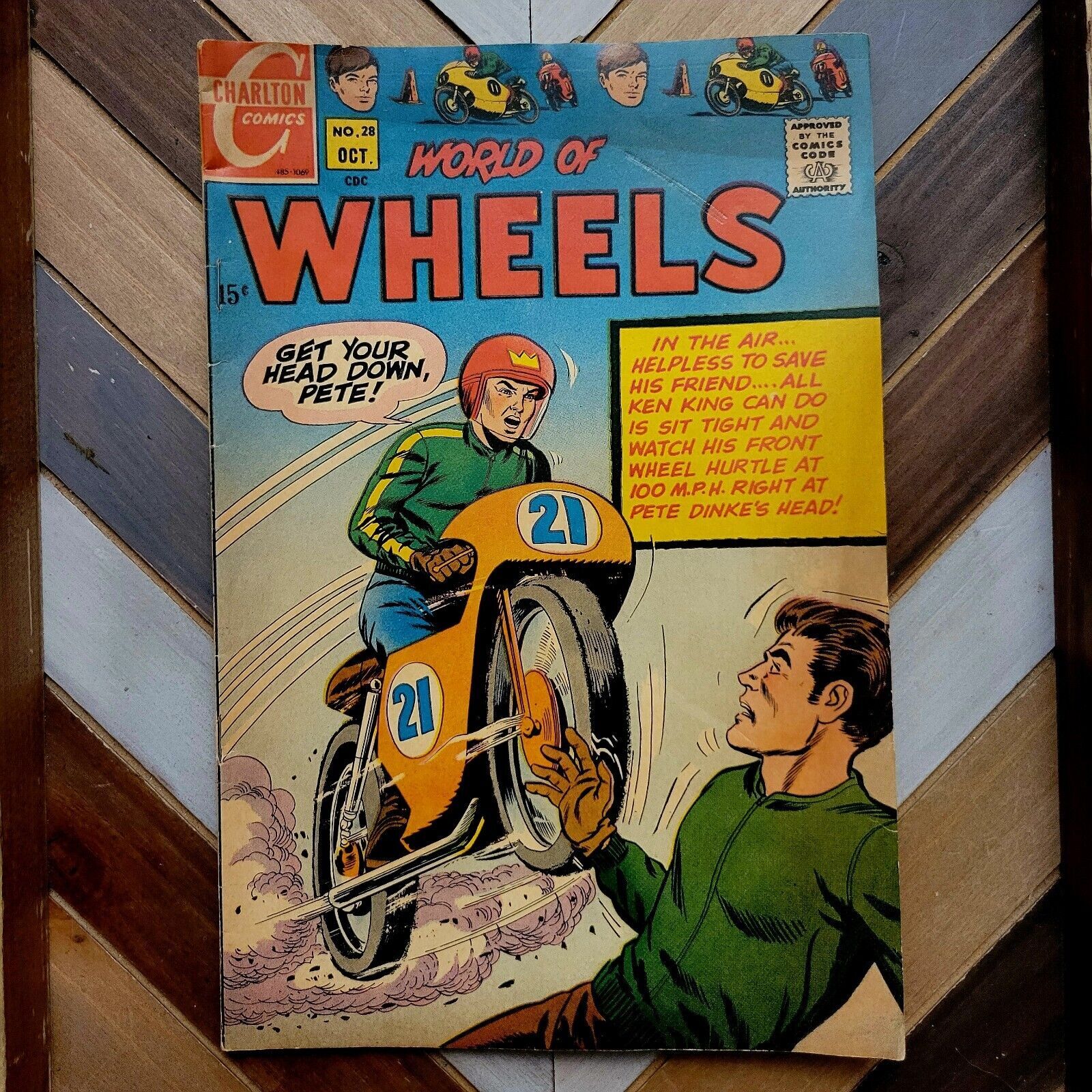 WORLD OF WHEELS #28-29 (Charlton 1969) KEN KING / Colletta & Ashe Art ...