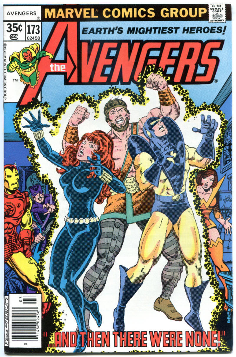 AVENGERS #169, 171 172 173, VF+, Ultron, Captain America, Iron Man ...