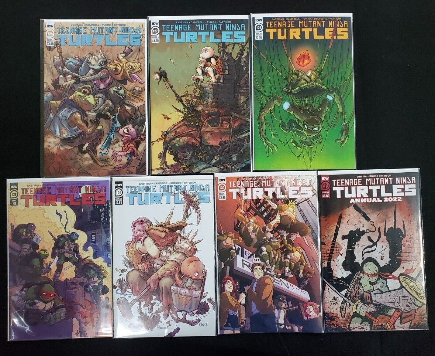 Teenage Mutant Ninja Turtles #121- 130 + Annual Eastman Lot of 13 2022 ...