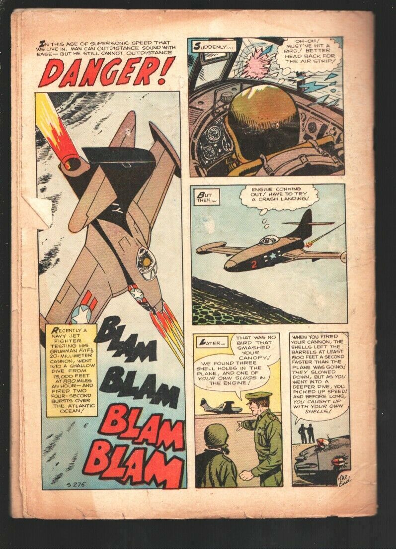 Atom-Age Combat #3 1959-FAGO-Rocket cover-Atomic bomb explosion panels ...