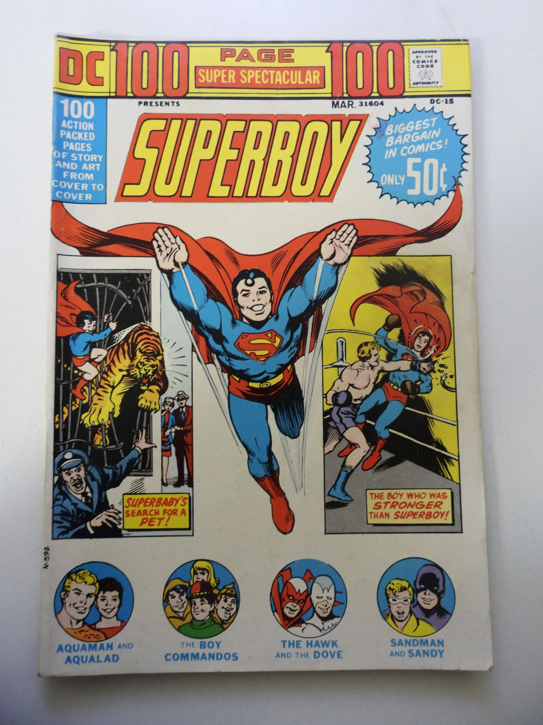 DC 100-Page Super Spectacular #15 (1973) VG Condition moisture stain bc ...