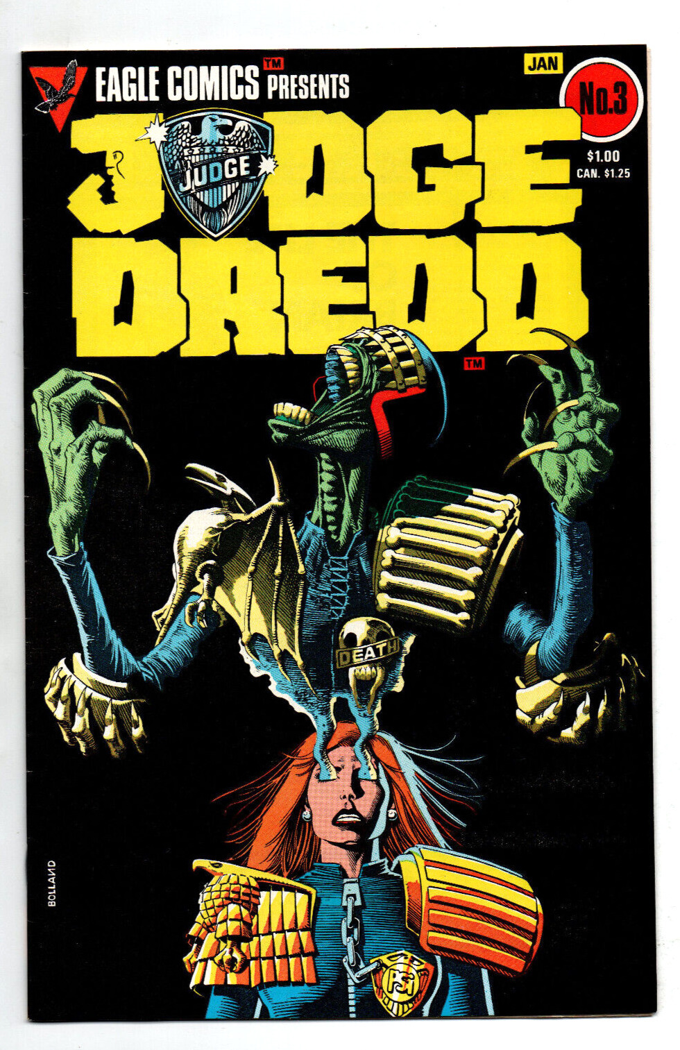 Judge Dredd #2 - Brian Bolland - Judge Death - Eagle Comics - 1984 - VF ...