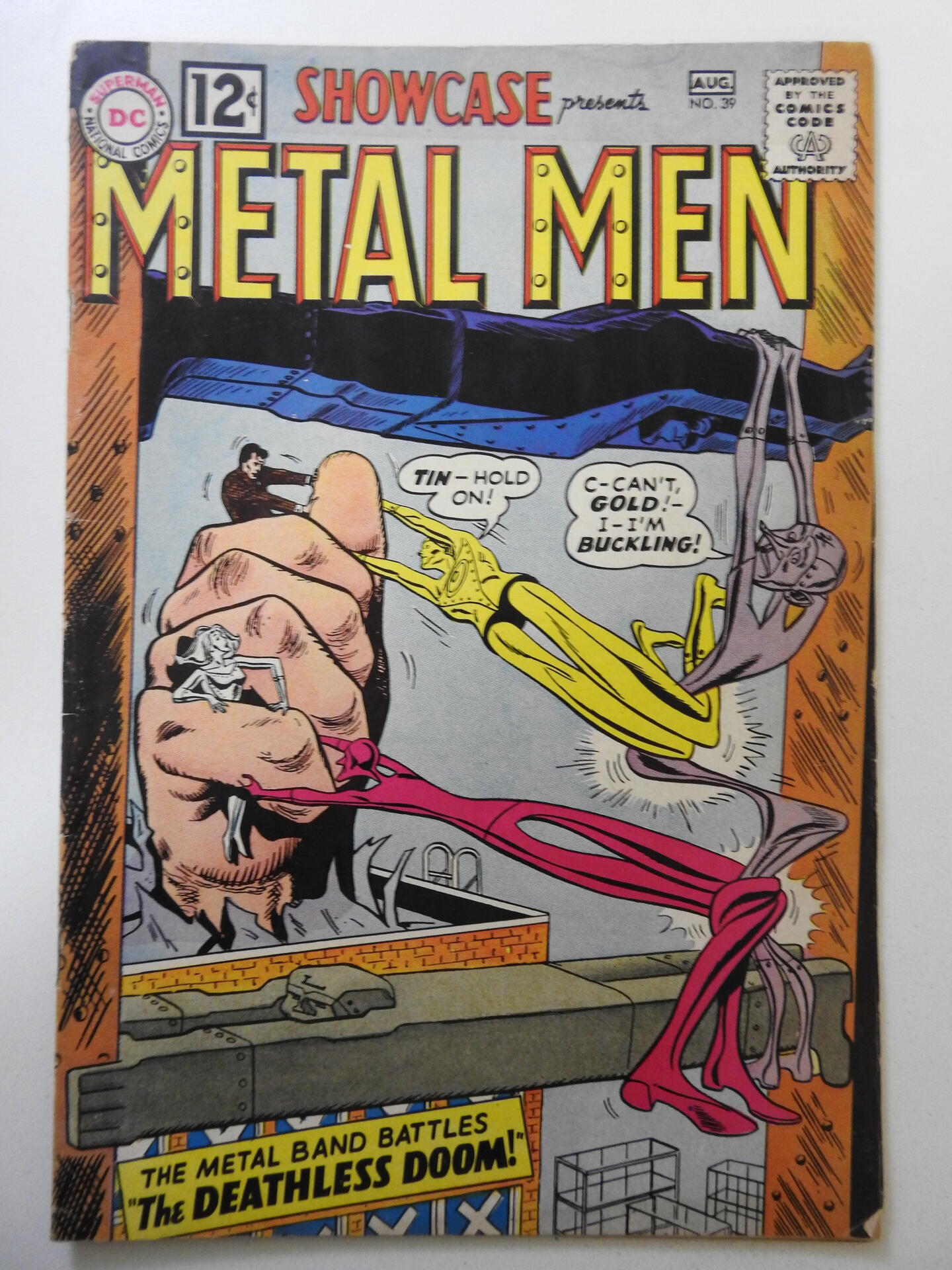 Showcase #39 (1962) VG/FN Condition! 1/2 in spine split | Comic Books ...