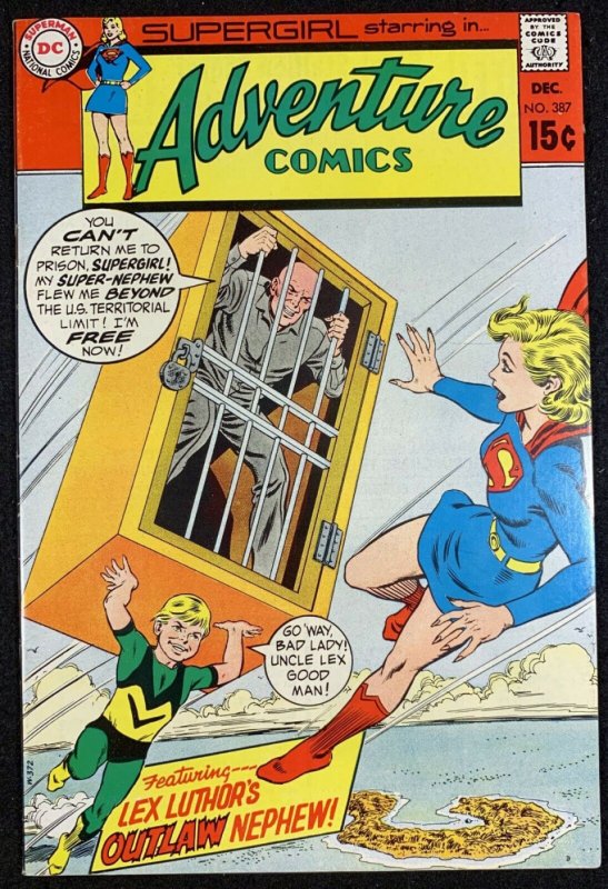 Adventure Comics (1938) #387 VF- (7.5) Starring Supergirl | Comic Books ...