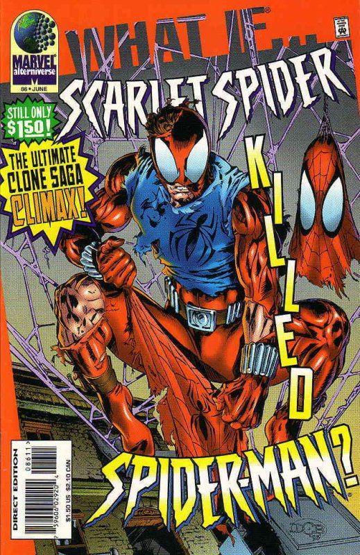 What If ? (Vol. 2) #86 VF ; Marvel | Scarlet Spider Kills Spider-Man ...