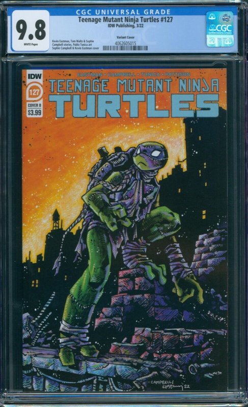 Teenage Mutant Ninja Turtles 127 CGC 9.8 1st Cover Venus Demilo IDW ...