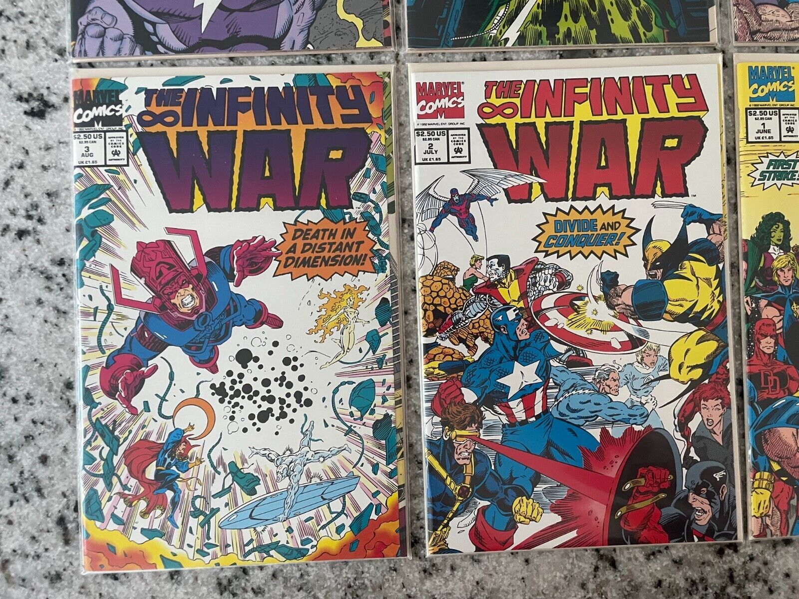 The Infinity War Complete Marvel Comics LTD Series # 1 2 3 4 5 6 NM ...