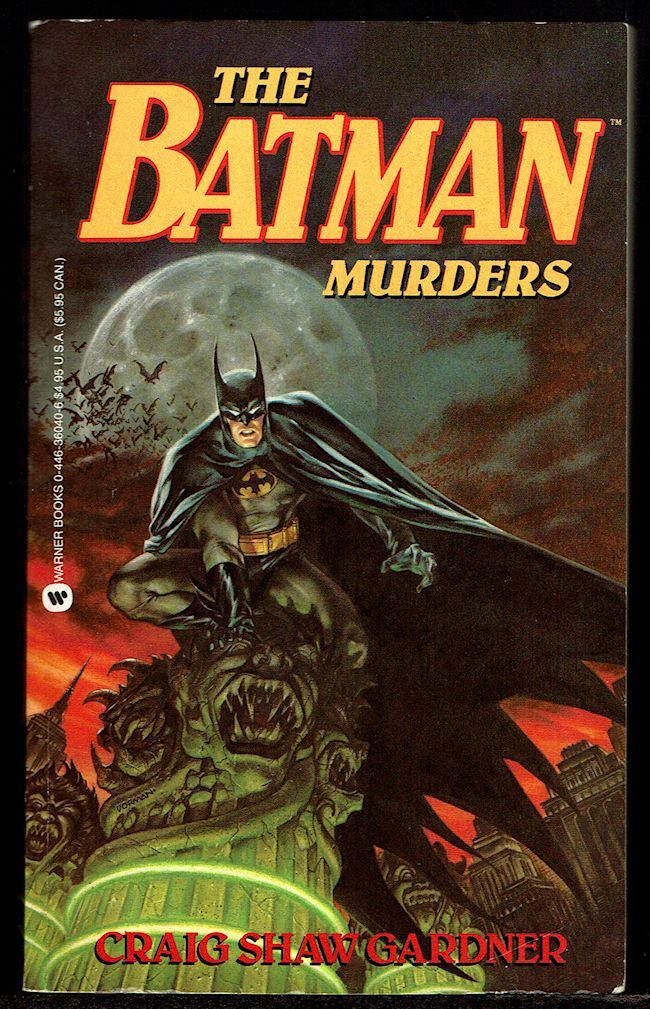 Gardner, Craig Shaw: The Batman Murders - Paperback 1st Print 1990 ...