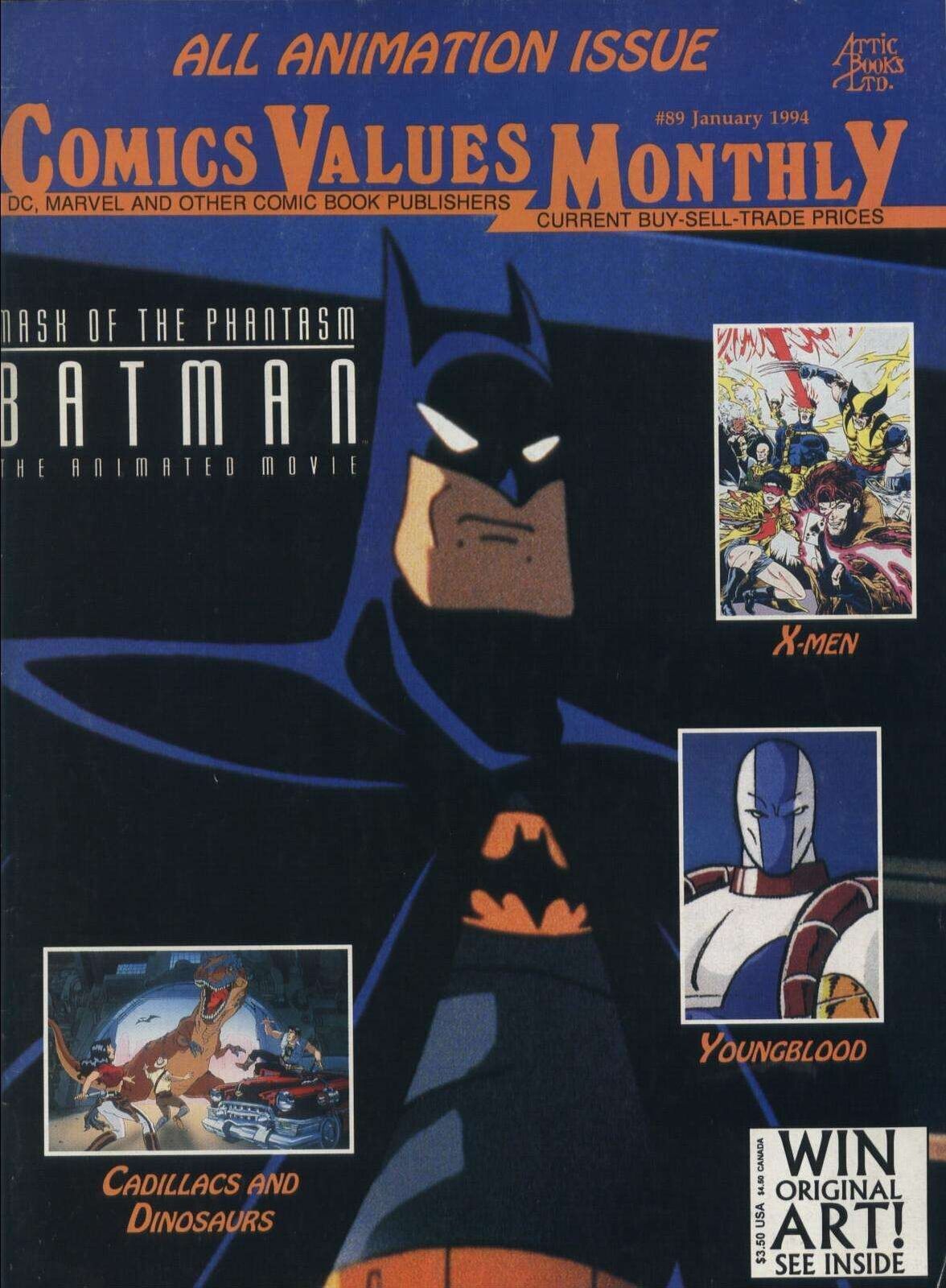 Comics Values Monthly #89 (with poster) VG; Attic | low grade - Batman ...