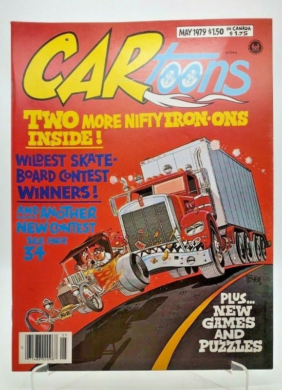CARtoons Magazine May 1979 w/ Iron Ons, Cartoons for the car ...