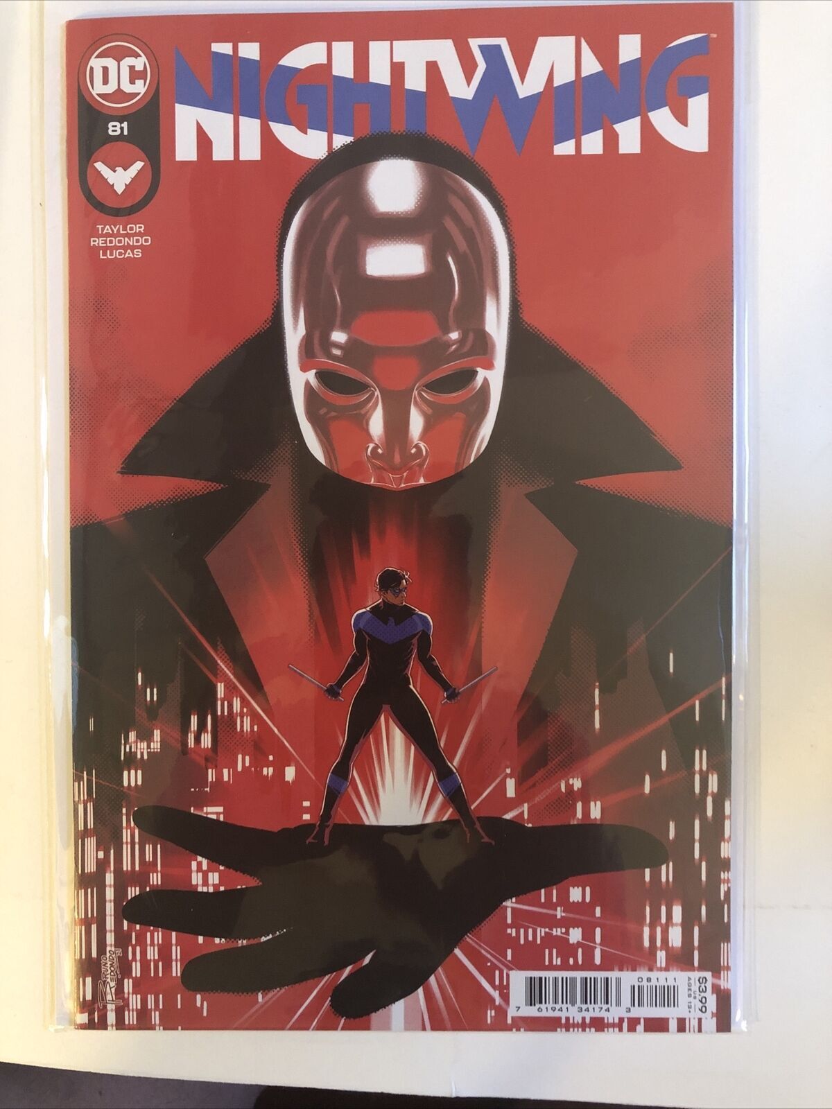 Nightwing # 81 COMIC COVER A Bruno Redondo DC 2021 Full Heartless App ...