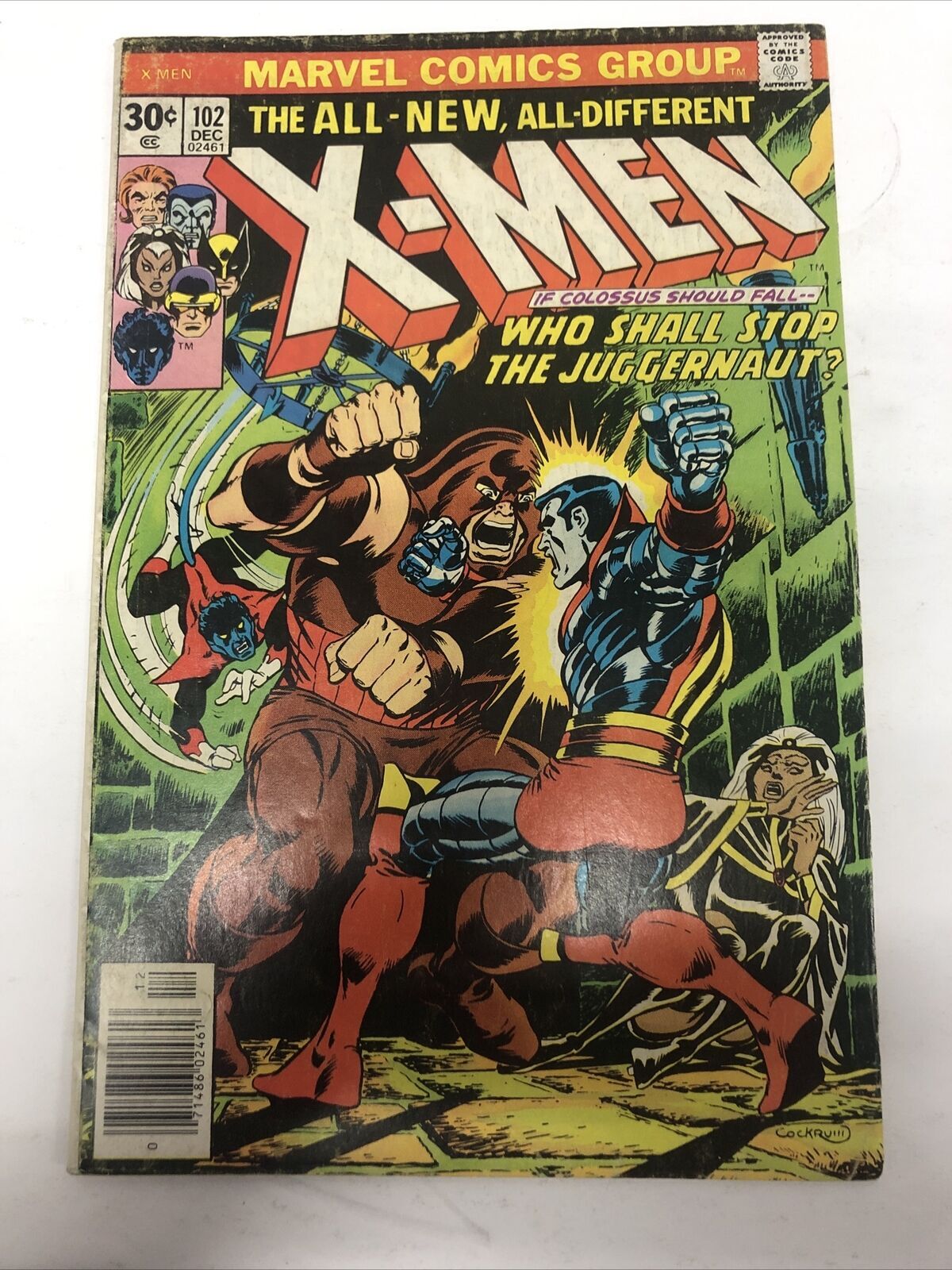 X-Men (1976) #102 (VG/F) Marvel Comics Wolverine, Juggernaut, Storm ...