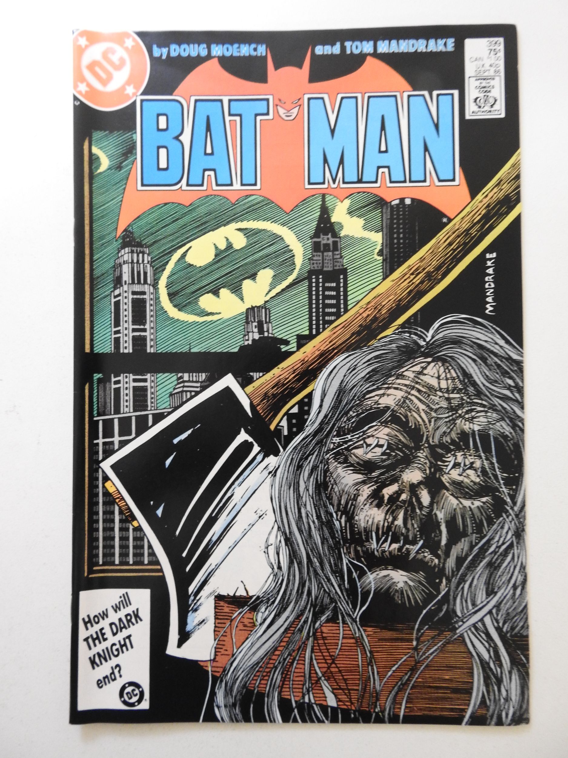 Batman #399 (1986) EC-esque Type Cover!! Awesome NM- Condition! | Comic ...