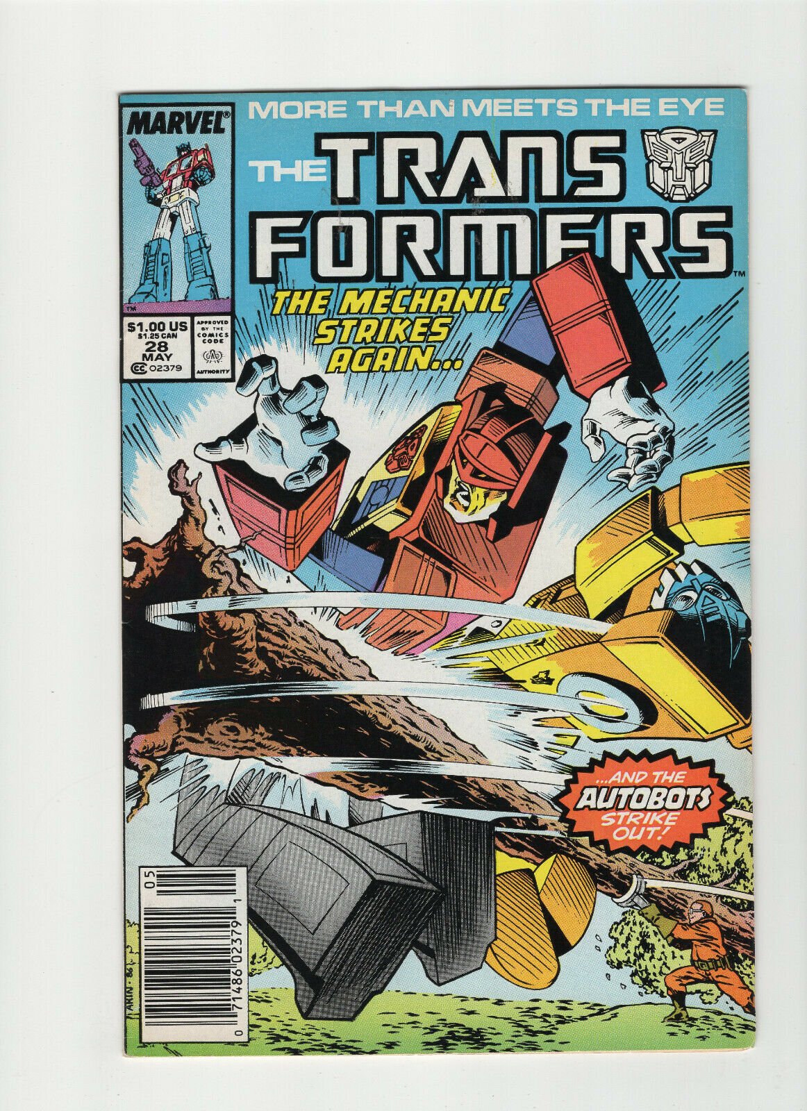 Transformers #28 (Marvel Comics, 1987) Newsstand | Comic Books - Copper ...