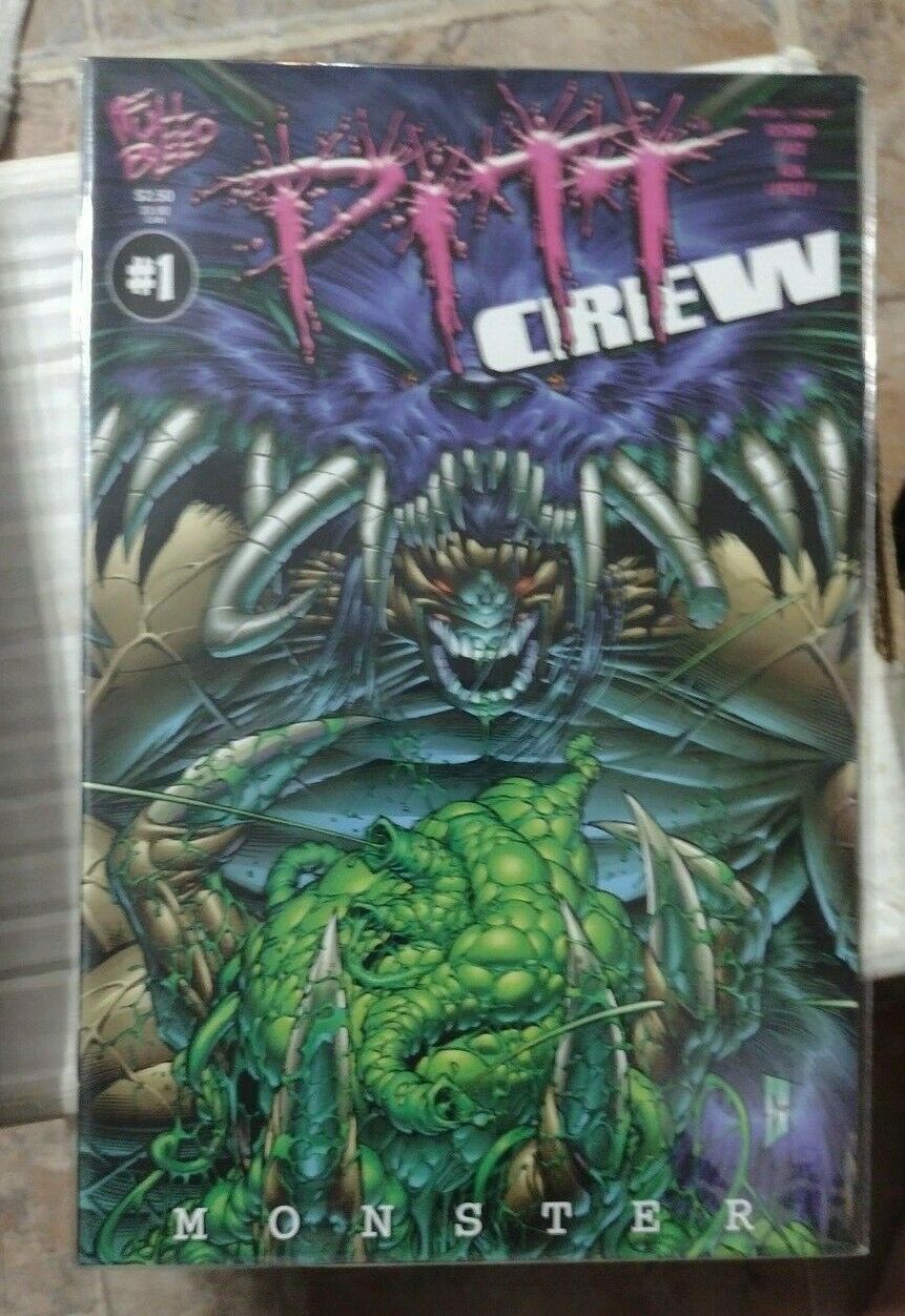 PITT CREW # 1 1998 full bleed comics u MONSTER +dale keown low print ...