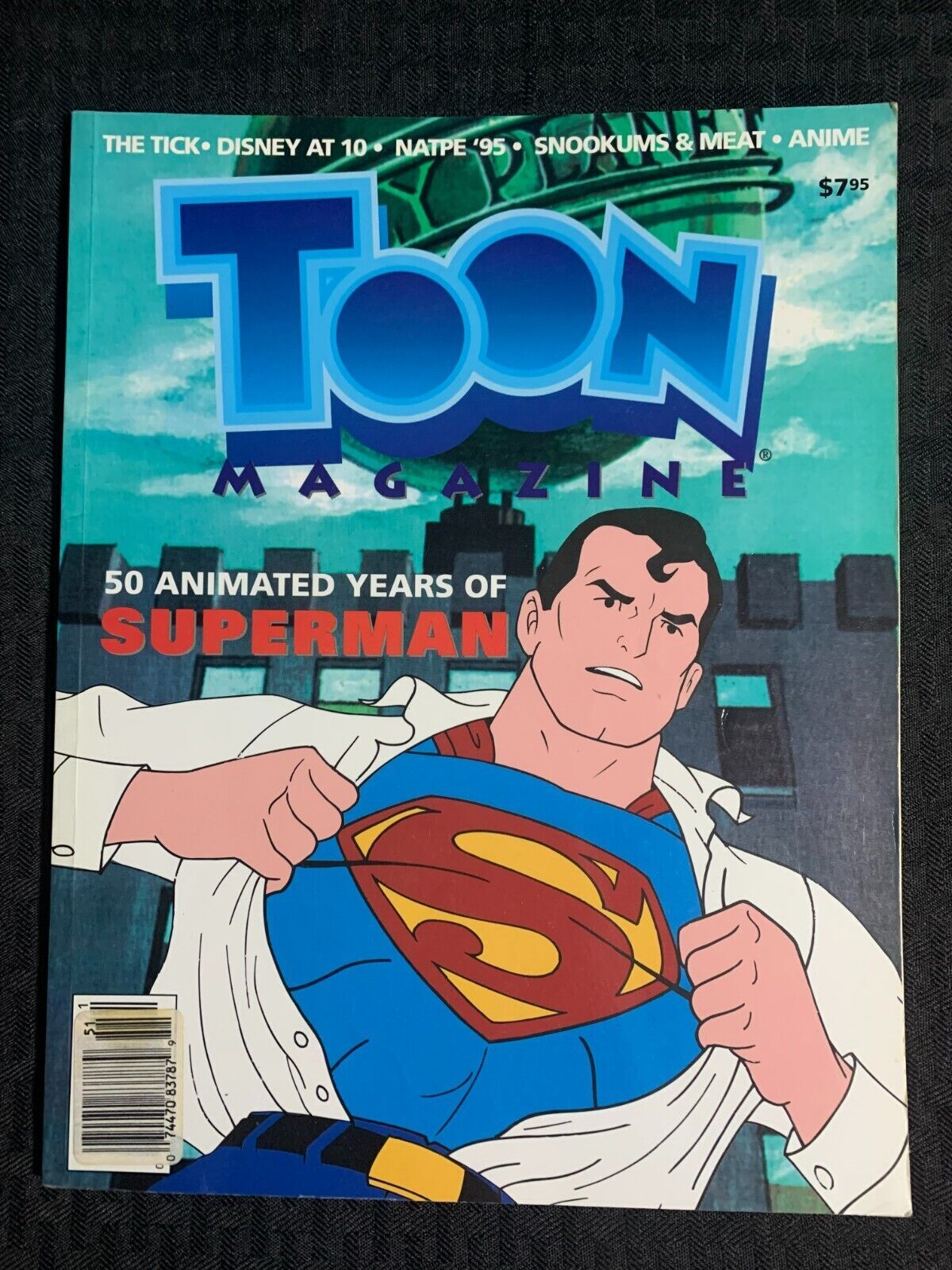 1995 TOON Magazine #6 FVF 7.0 Cartoons 50 Animated Years of Superman ...