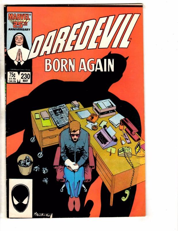 6 Daredevil Marvel Comic Books # 228 229 230 231 233 236 Defenders ...