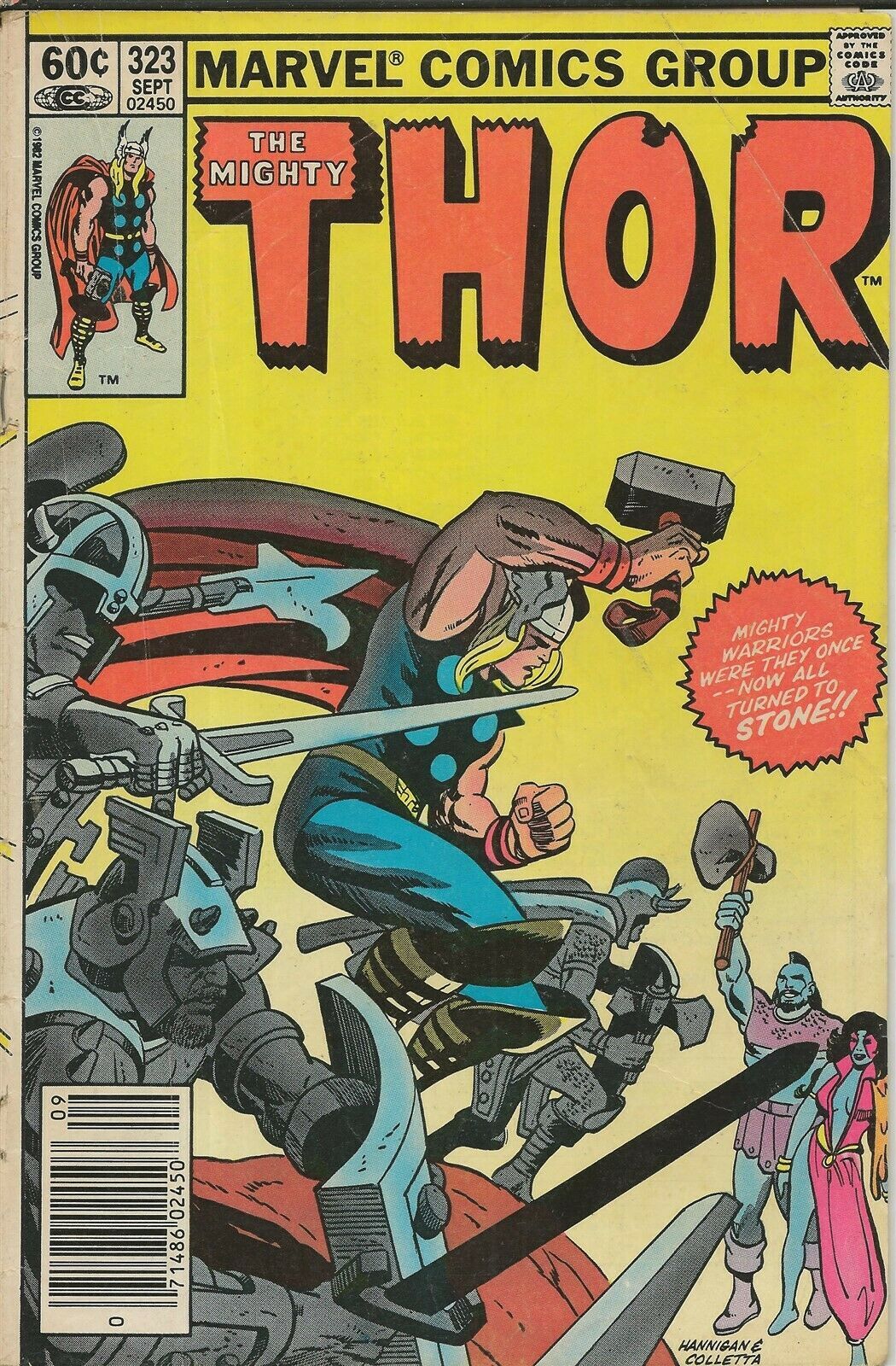 Thor #323 ORIGINAL Vintage 1982 Marvel Comics Newsstand | Comic Books ...