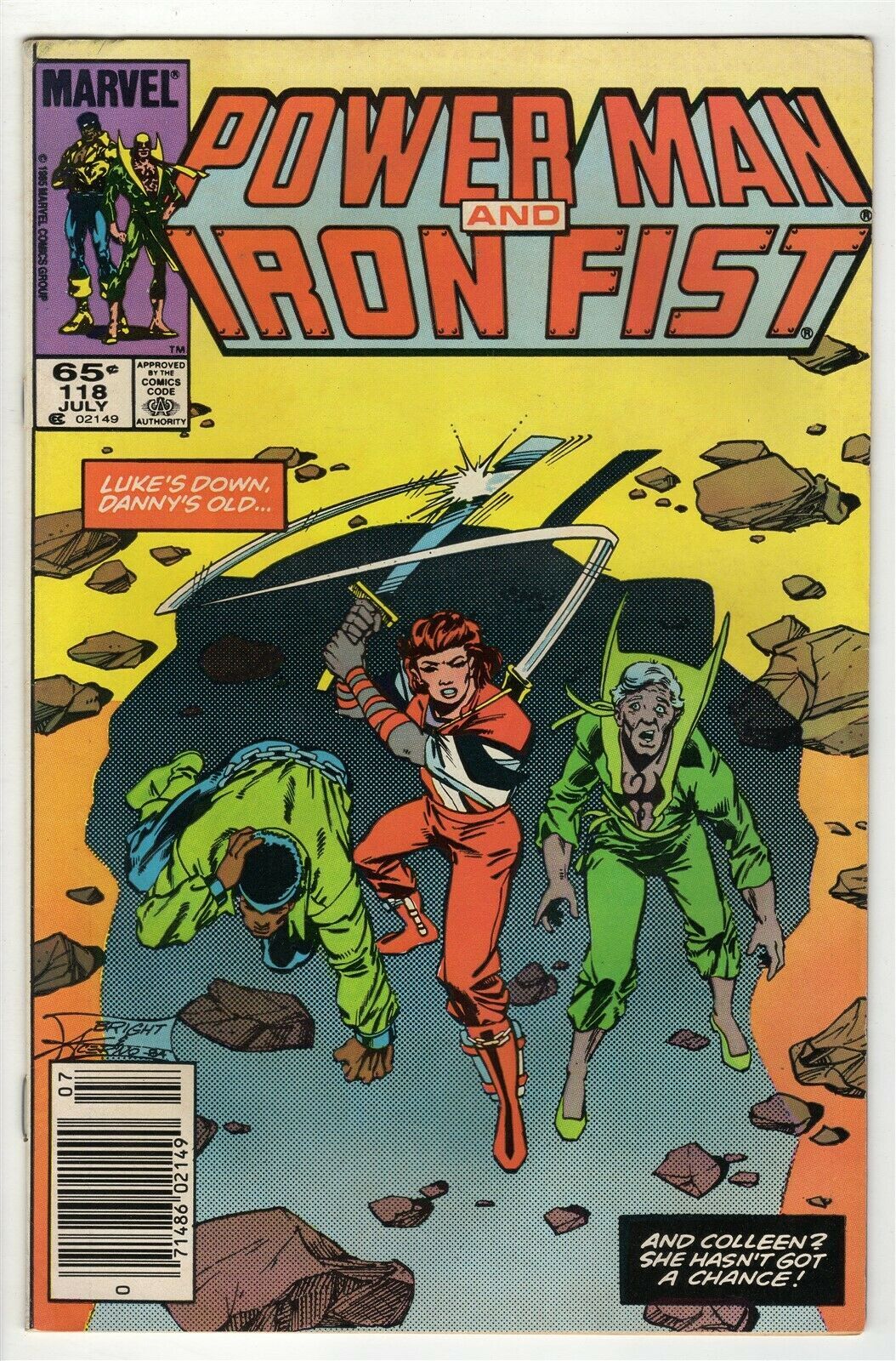 Power Man and Iron Fist #118 ORIGINAL Vintage 1985 Marvel Comics ...