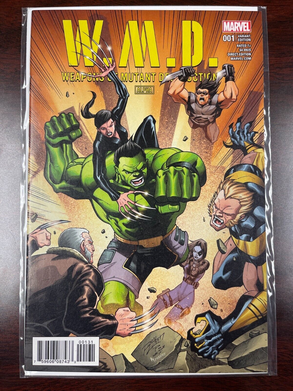 Weapons Of Mutant Destruction Alpha # 1 NM Variant Cover Marvel Comic ...