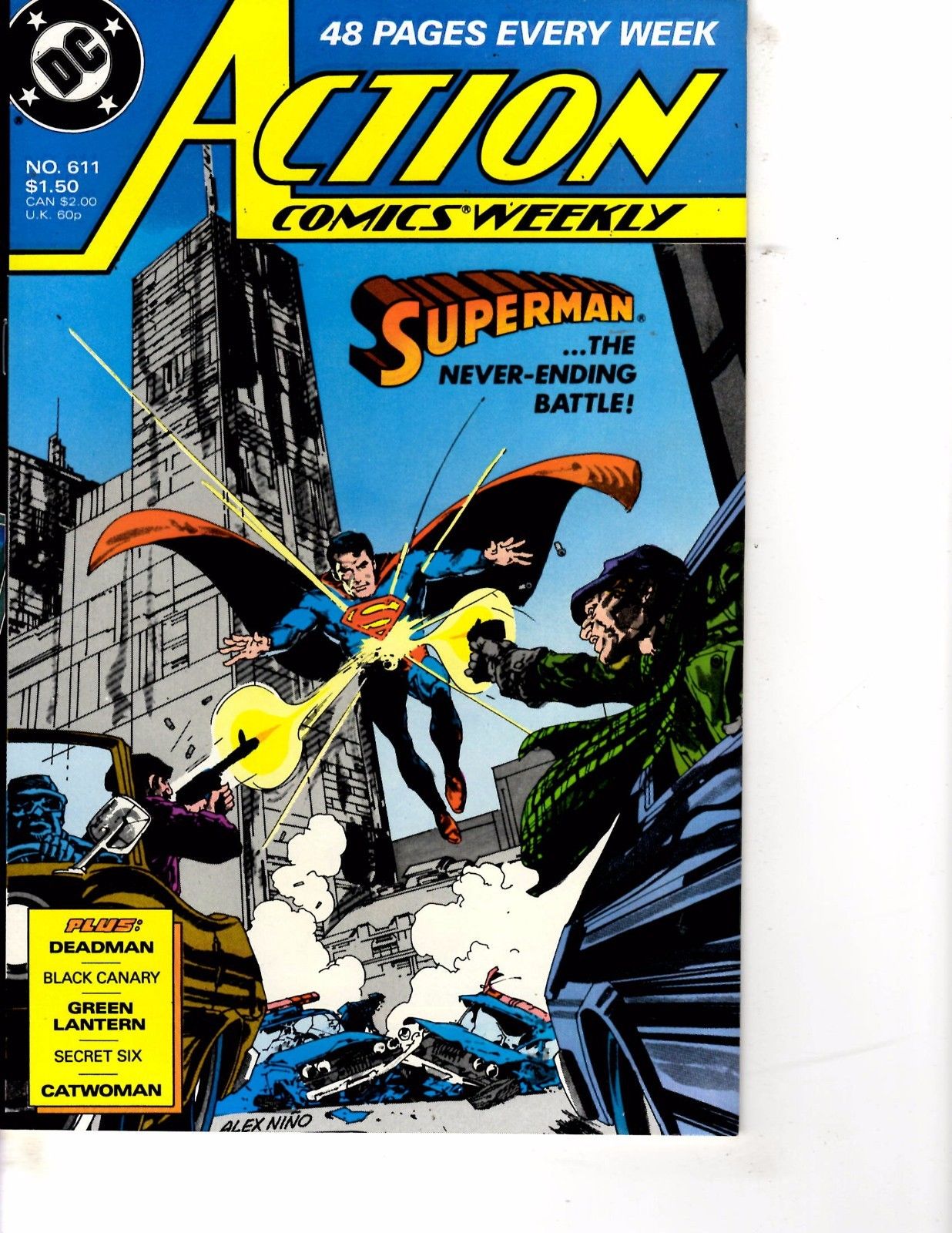 Lot Of 5 Action Comics Weekly DC Comic Books #611 614 615 616 618 LH17 ...