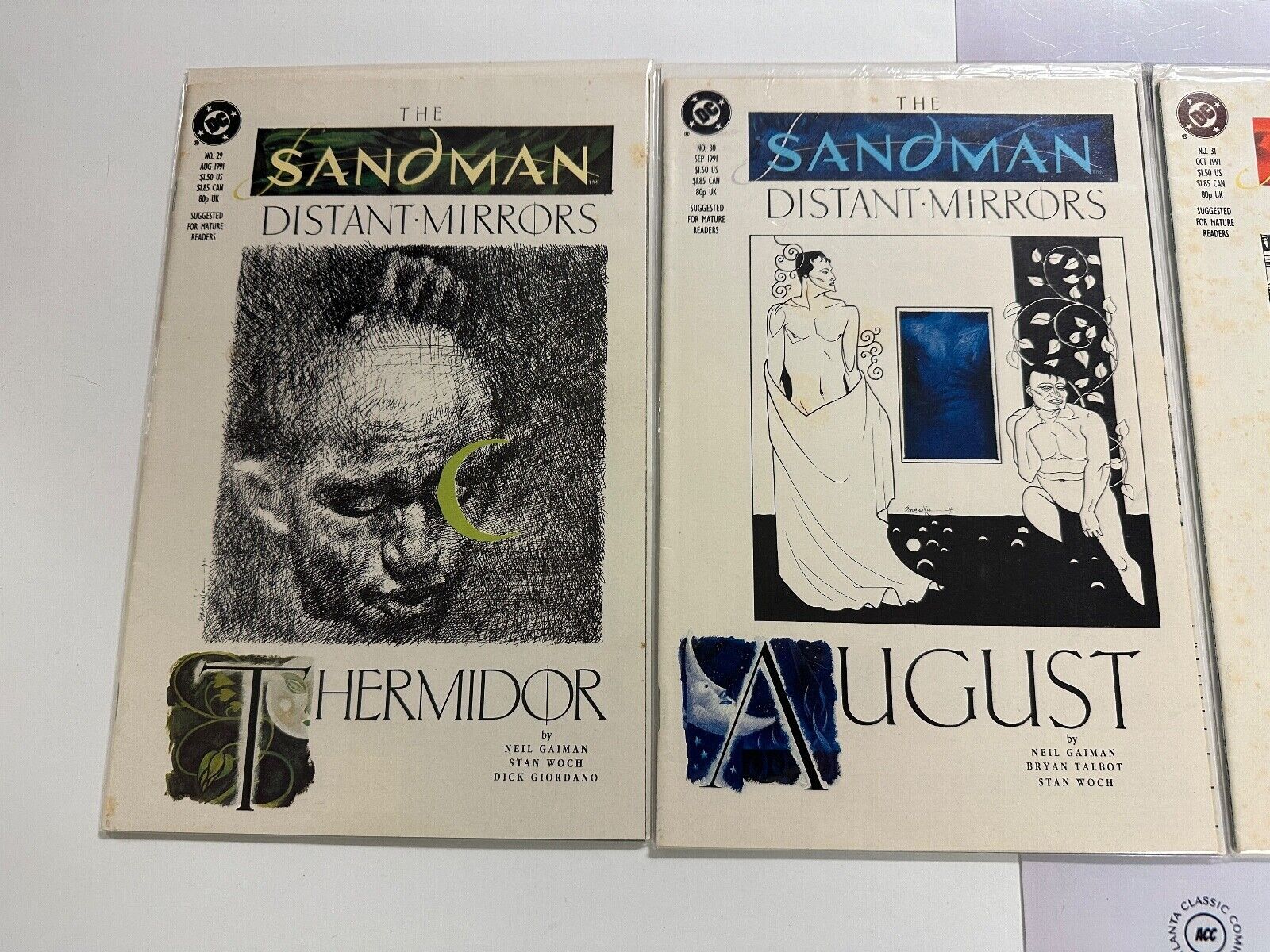 4 The Sandman DC Comics # 29 30 31 32 Gaiman Morpheus Hellblazer 5 CT7 ...