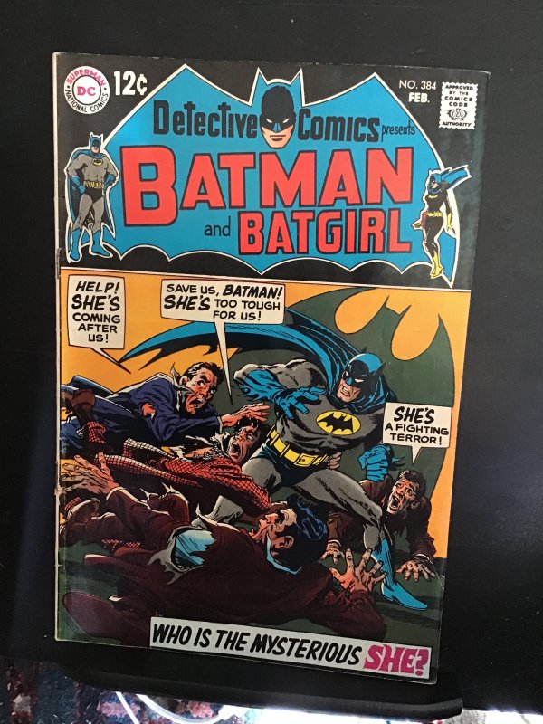 Detective Comics #384 (1969) Batman and robin key! Batgirl story! VF ...