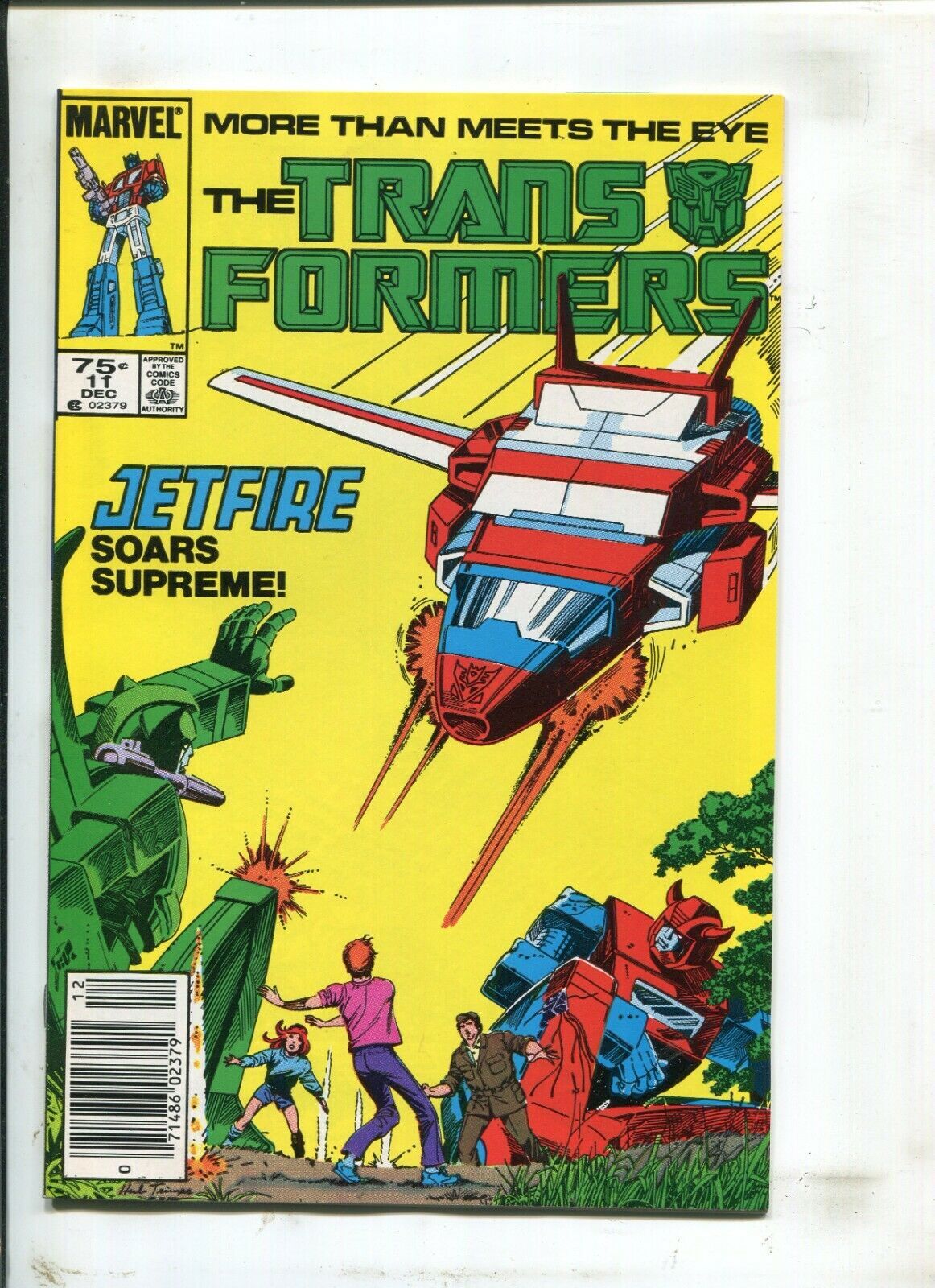 Transformers # 11 - Jetfire Soars Supreme (9.2) 1985 | Comic Books ...