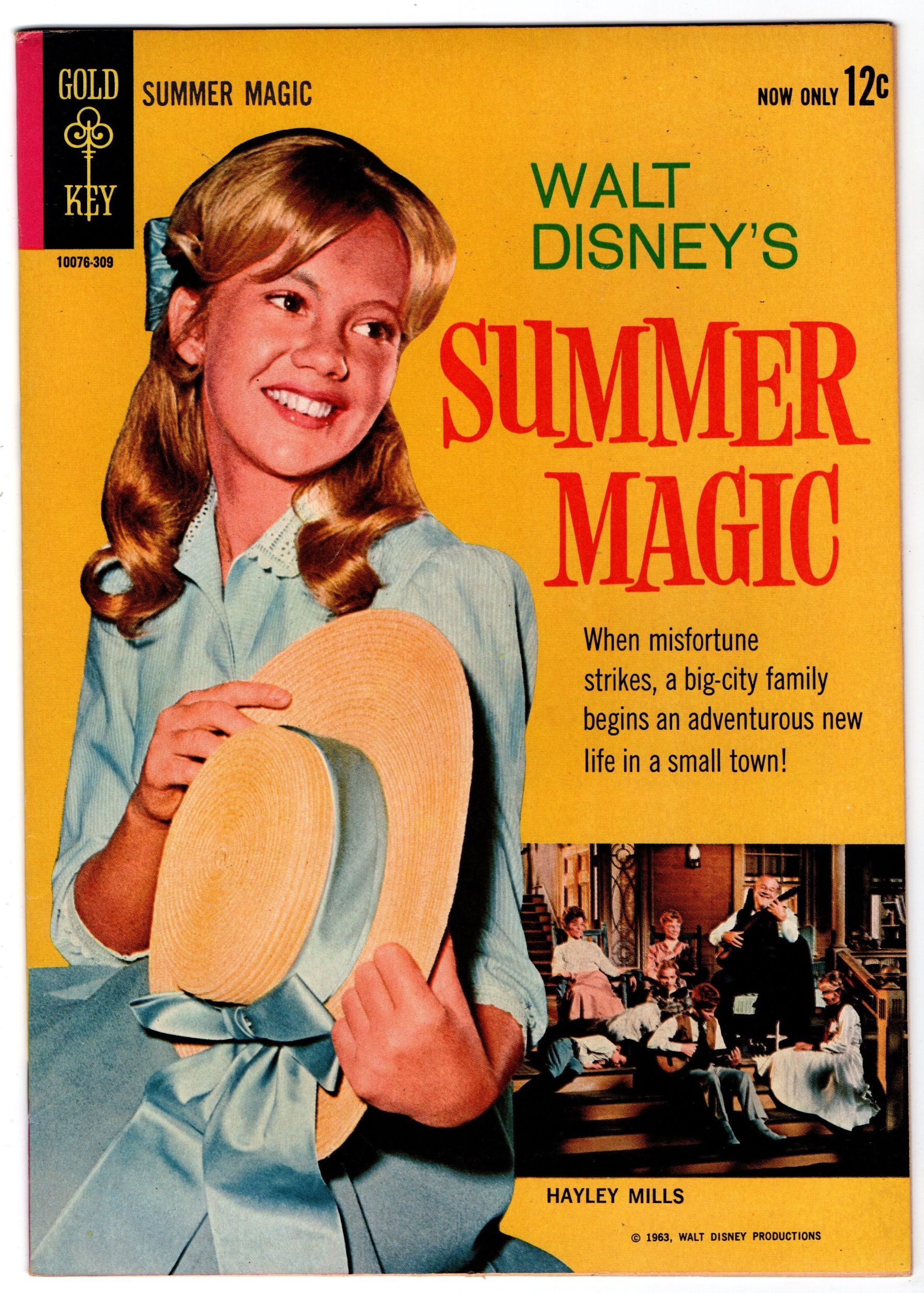 Walt Disney's Summer Magic (1963) NM 9.4 unread copy Haley Mills pho ...