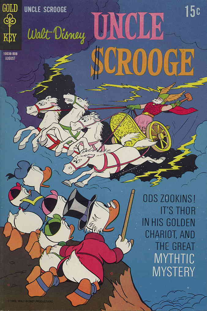 Uncle Scrooge (Walt Disney ) #82 FAIR ; Gold Key | low grade comic ...