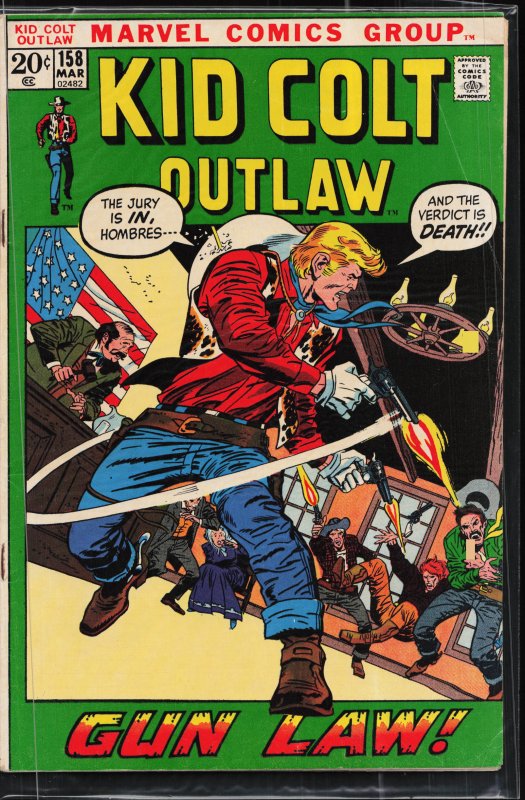 Kid Colt Outlaw #158 (1972) Kid Colt | Comic Books - Bronze Age, Marvel ...