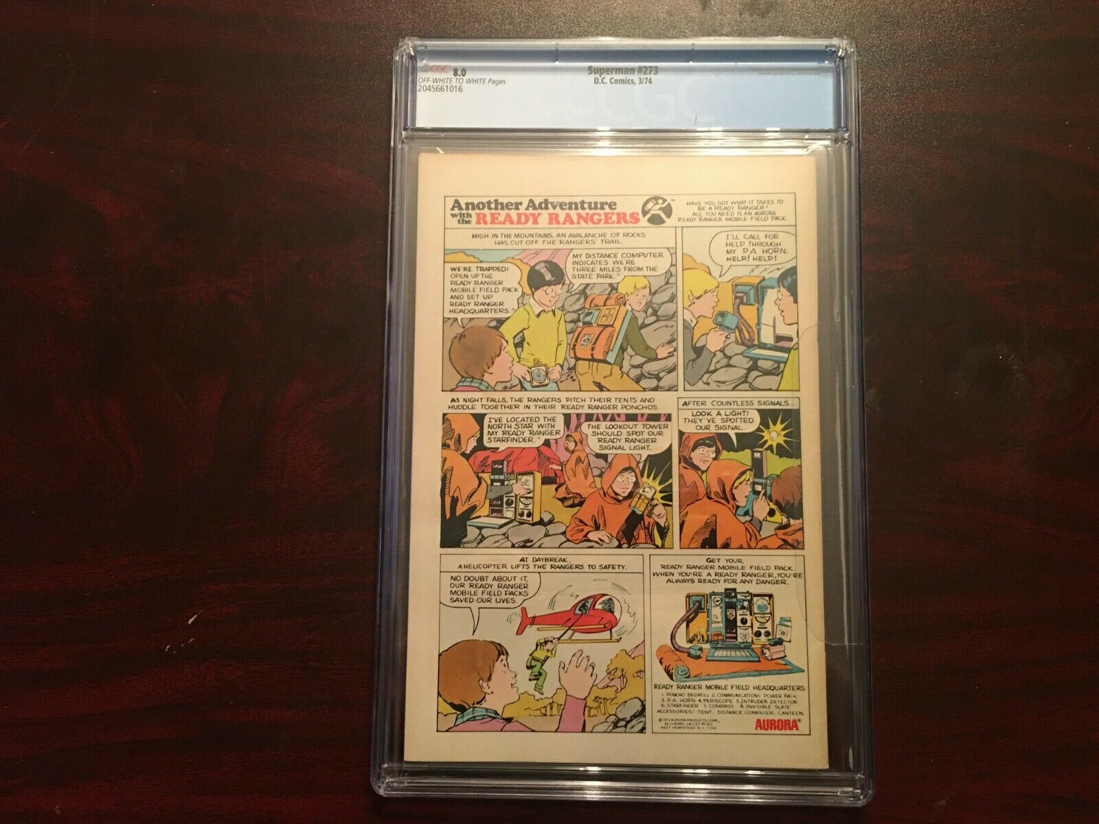 Superman # 273 CGC Graded 8.0 DC Comic Book Private Life of Clark Kent ...